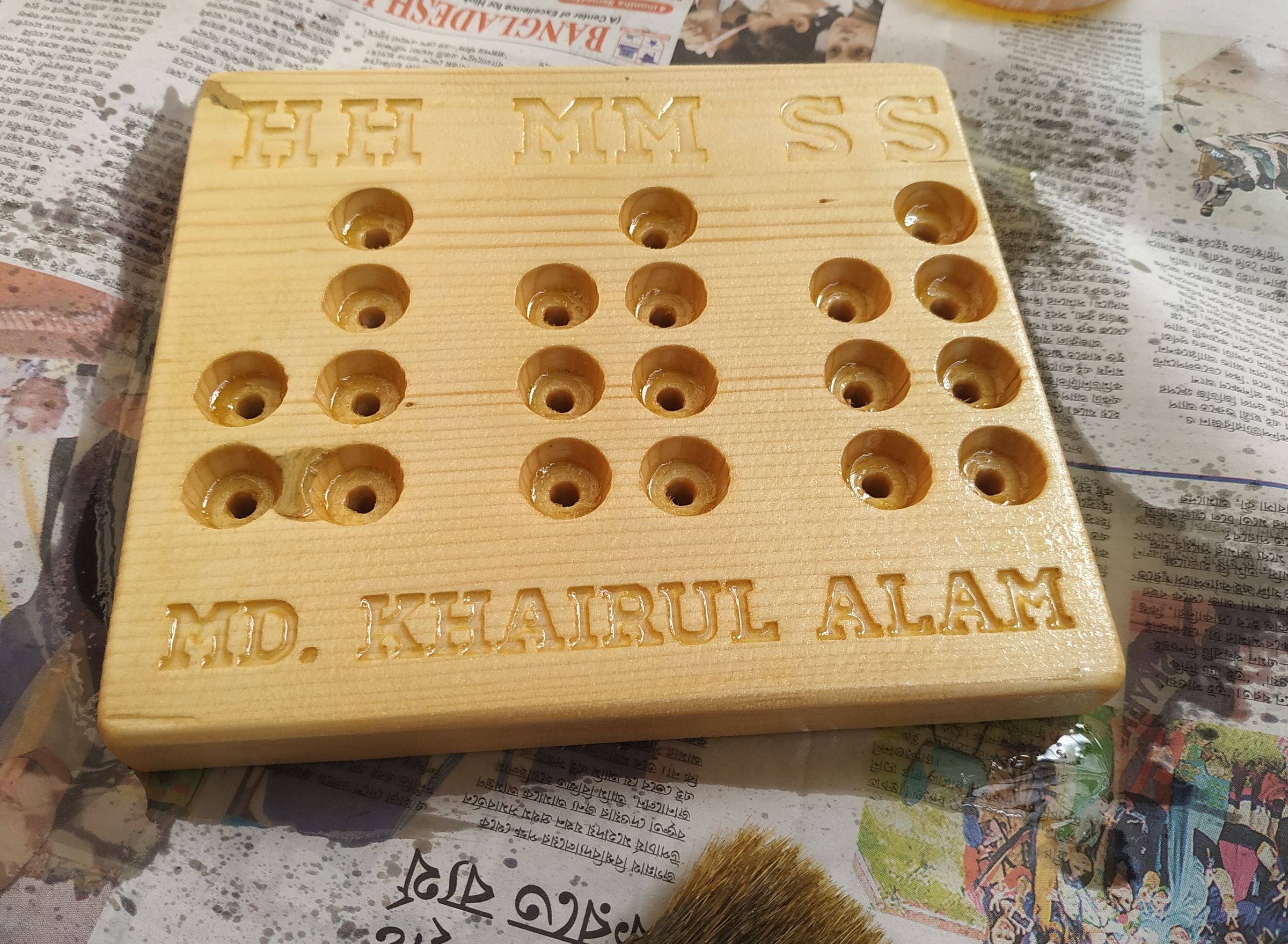 Binary Desk Clock : 9 Steps (with Pictures) - Instructables