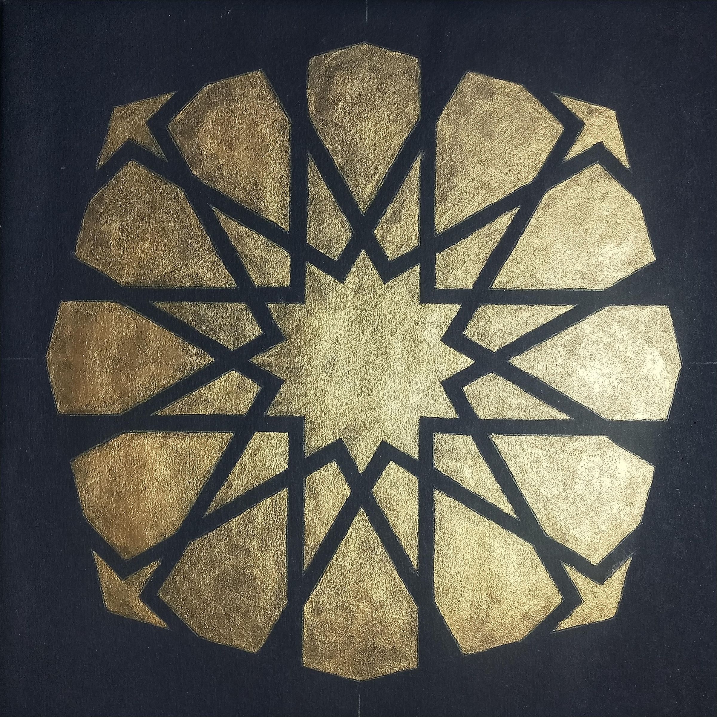 Painting a Geometrical 12 Fold Rosette : 13 Steps - Instructables