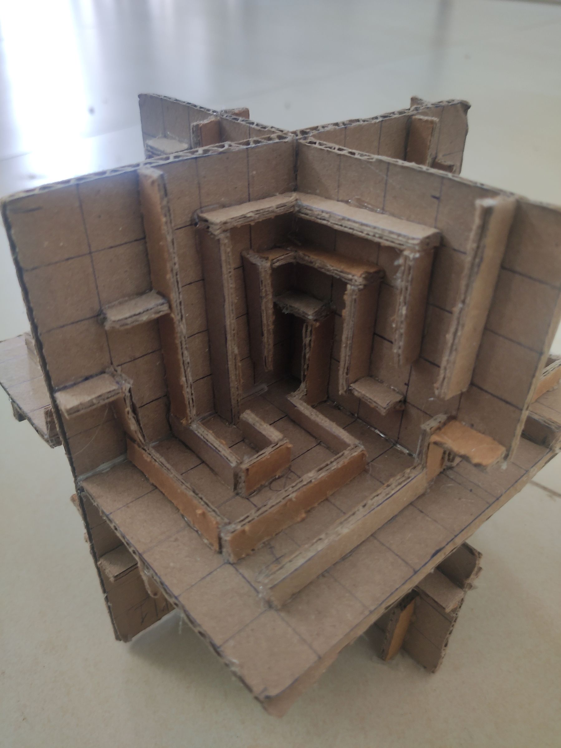 3D Cardboard Labyrinth Maze : 19 Steps (with Pictures) - Instructables