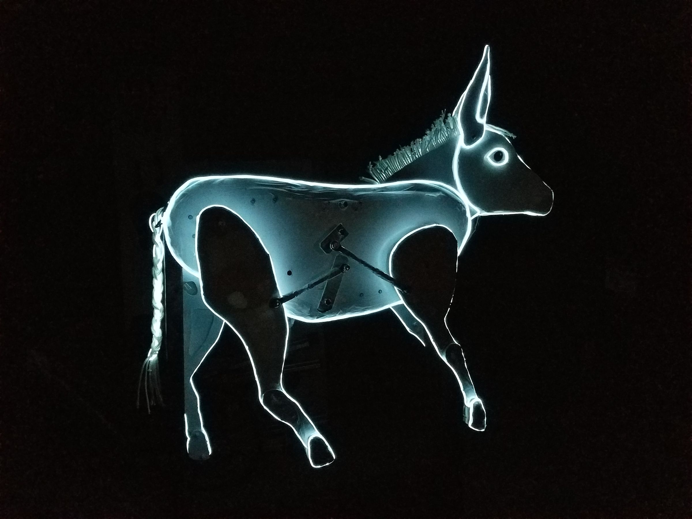 EL Wire Mechanical Donkey (Parade of Lights Float) : 16 Steps (with ...
