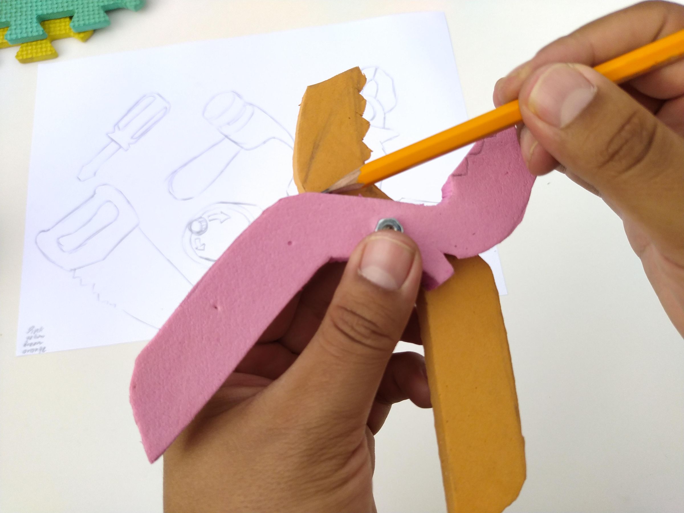 Toddler Tools Made From Baby Foam Mat : 36 Steps (with Pictures ...