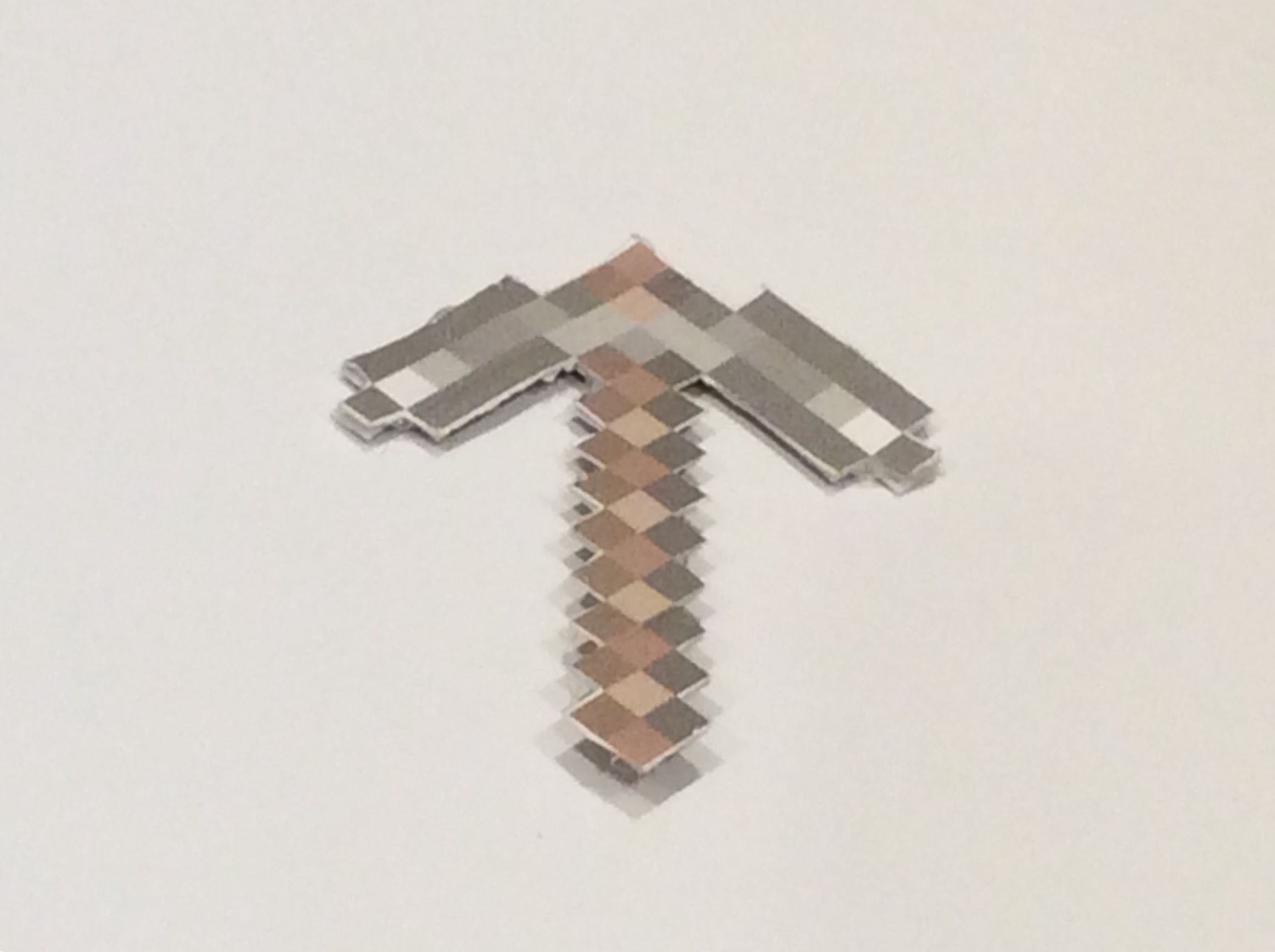Minecraft Pickaxe Cut Out Paper