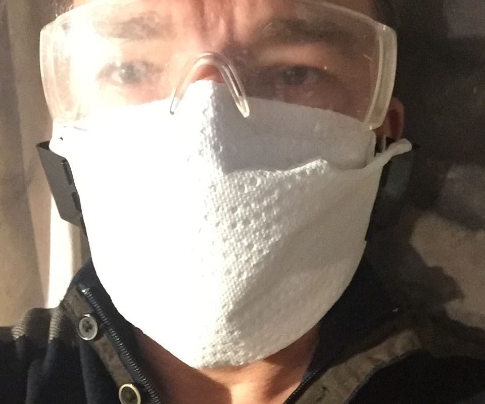 Easy DIY Disposable Face Mask : 4 Steps - Instructables