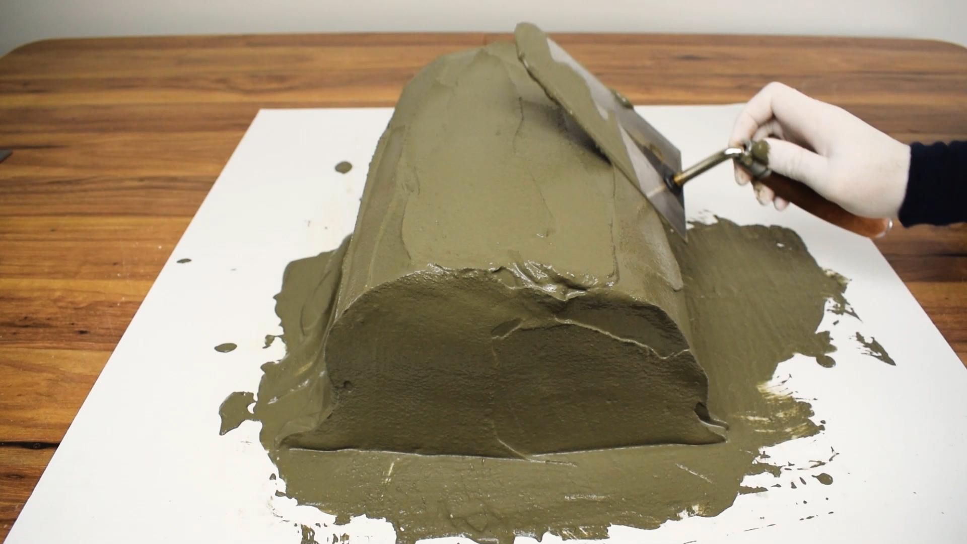 Concrete Tree Log Waterfall Fountain : 15 Steps (with Pictures ...