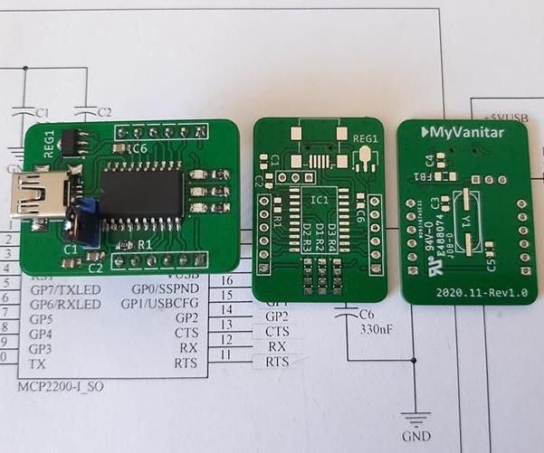USB to UART (RS232/Serial) Converter, MCP2200 : 14 Steps - Instructables