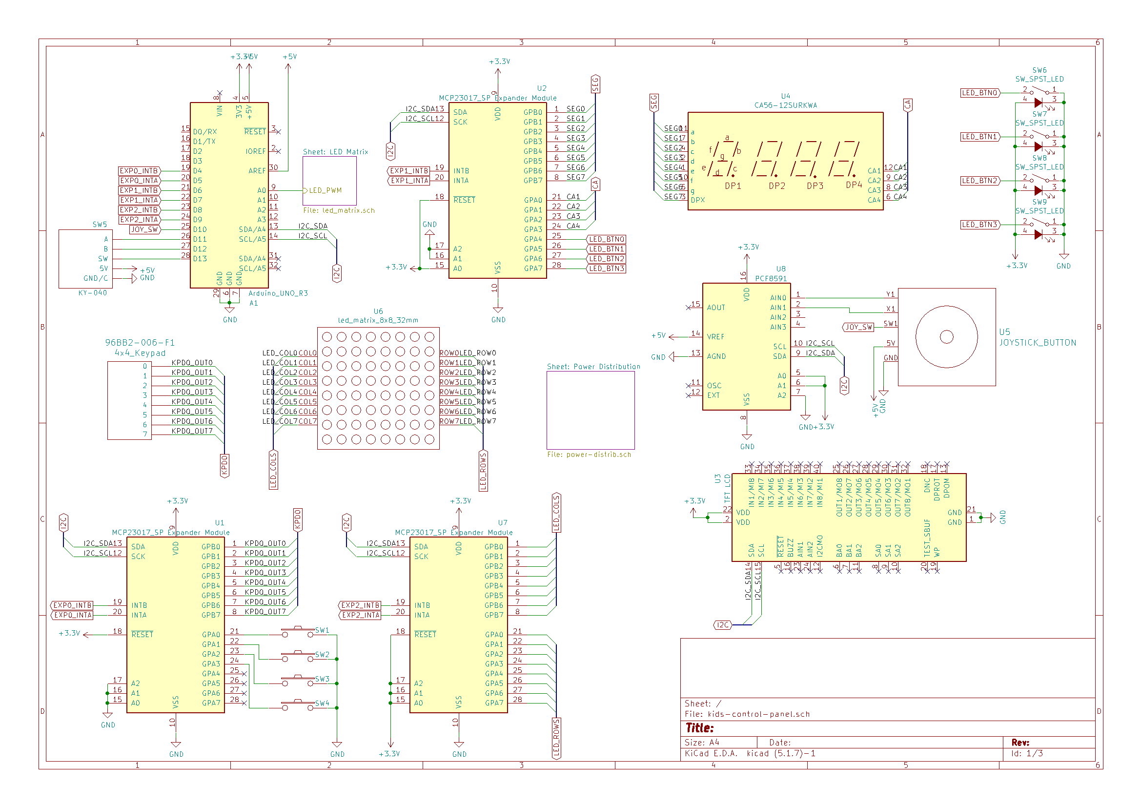 Kid's Control Panel With Arduino(s) : 5 Steps (with Pictures ...
