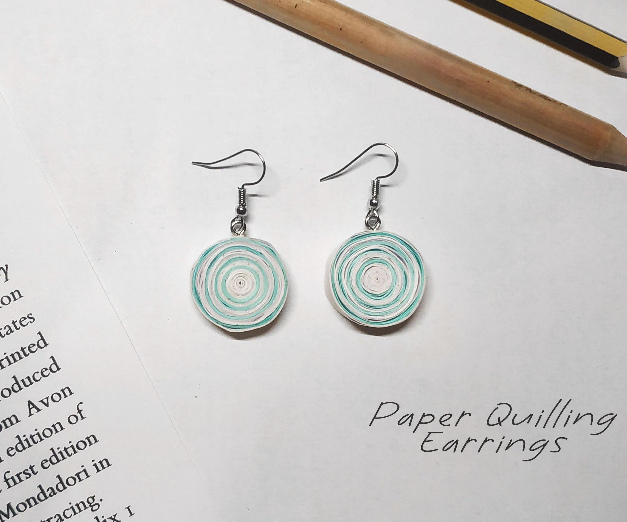 Paper Quilling Earrings : 4 Steps (with Pictures) - Instructables
