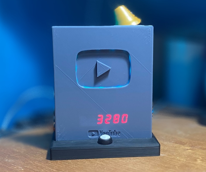 Youtube Subscriber Counter Award With New Subscribers Alerts! : 5 Steps (with Pictures ...