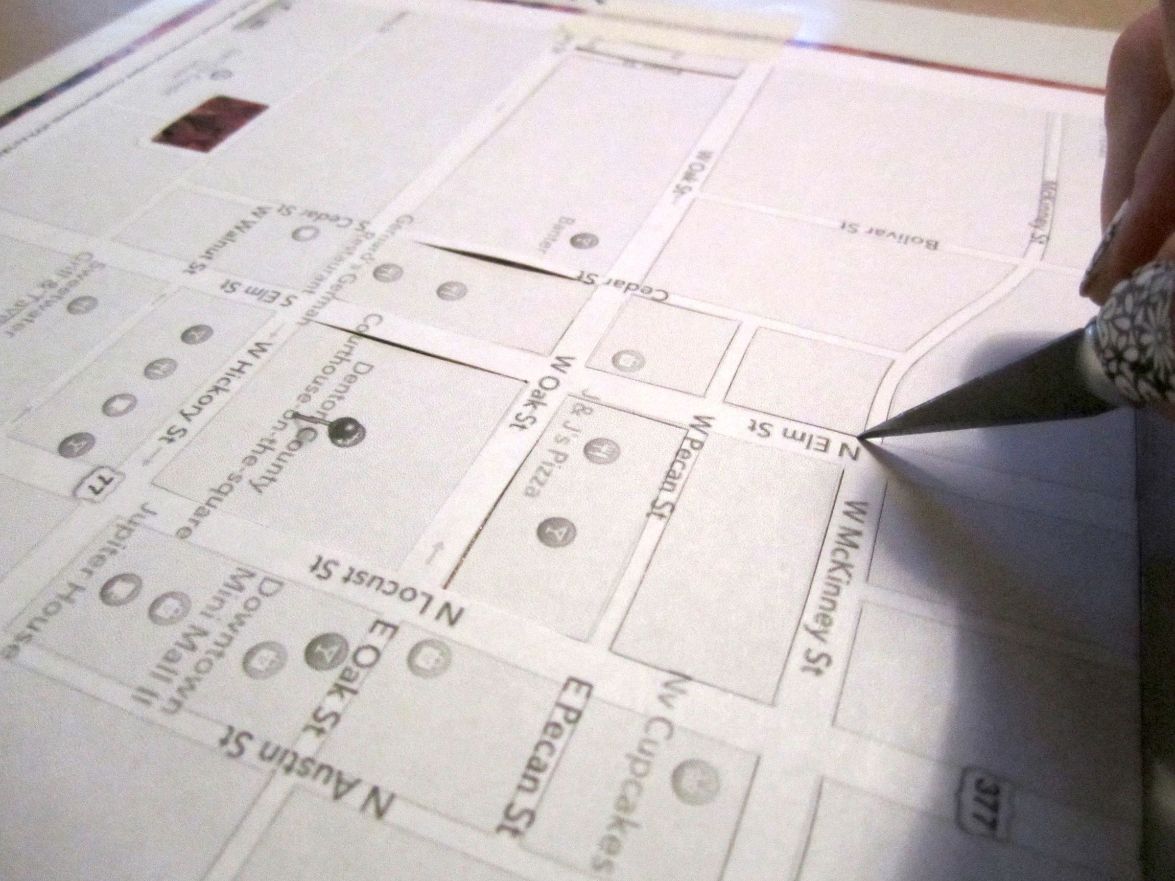 Cutting a Path - No Laser Paper Cut Map : 4 Steps (with Pictures ...