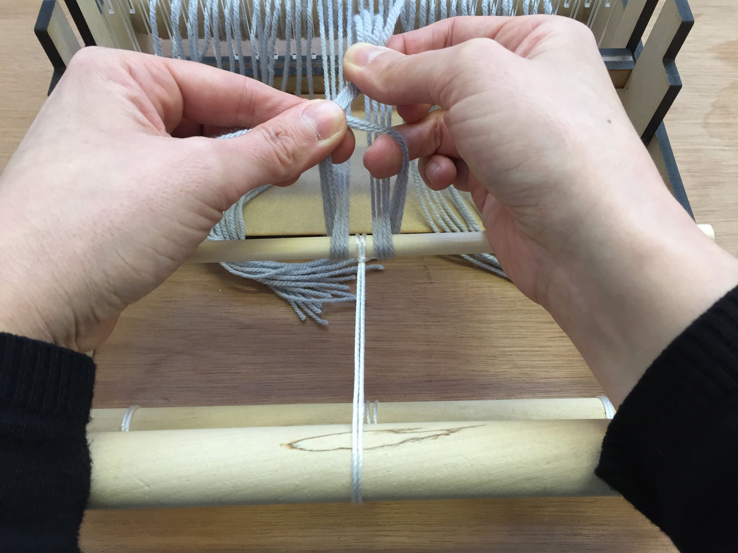 DIY Laser Cut Rigid Heddle Loom - Part 2: Weaving With the Rigid Heddle ...