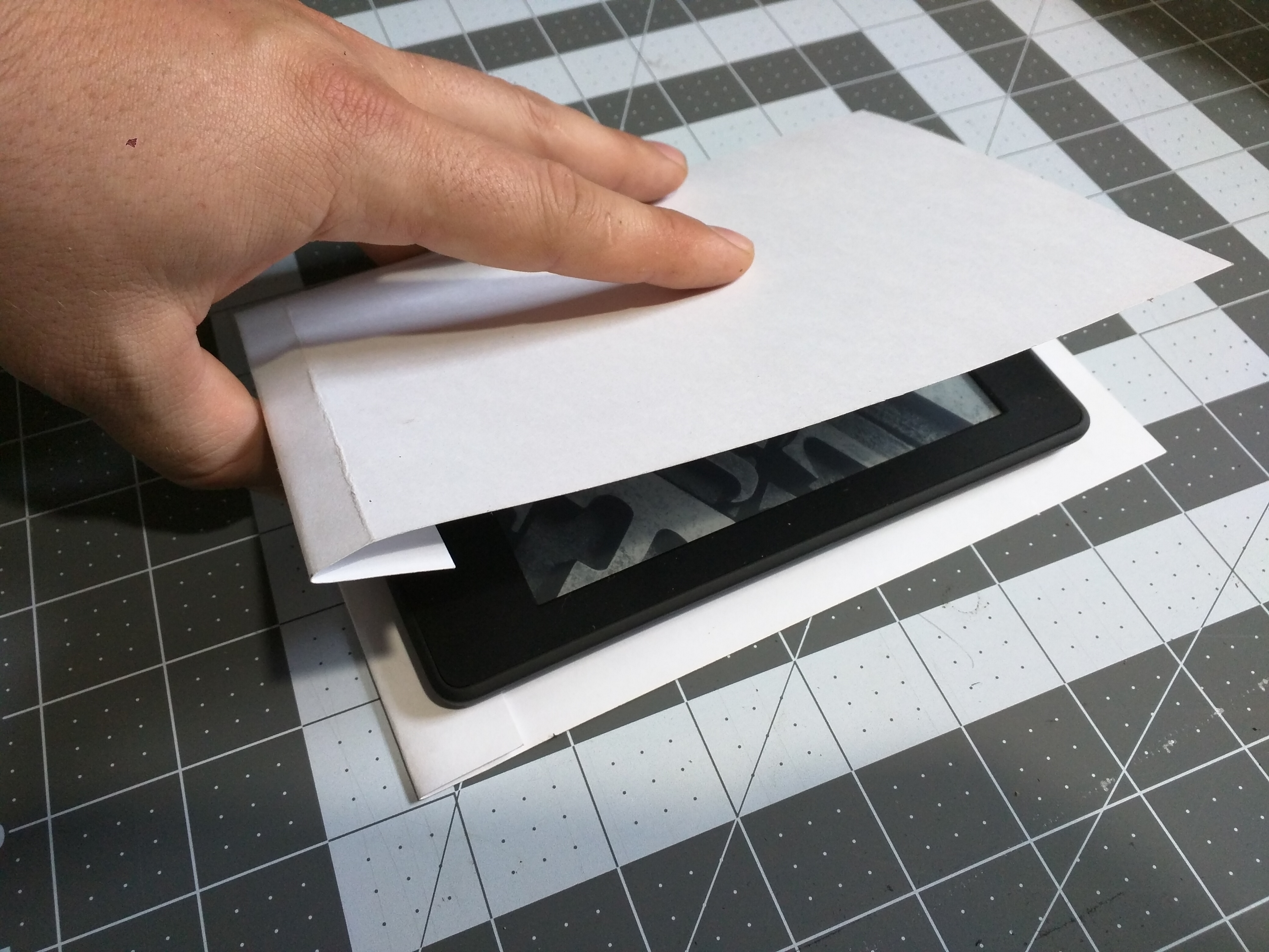 Kindle Paperwhite Realistic Leather Book Cover : 5 Steps (with Pictures ...