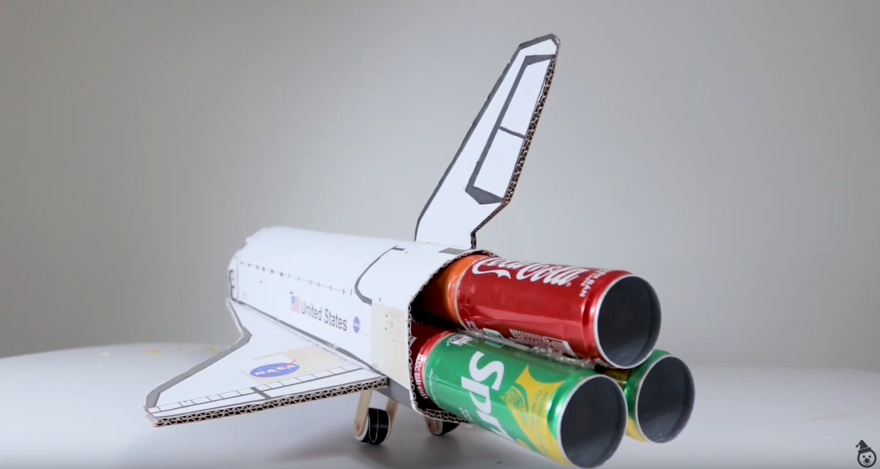 Vbs Cardboard Space Shuttle Build