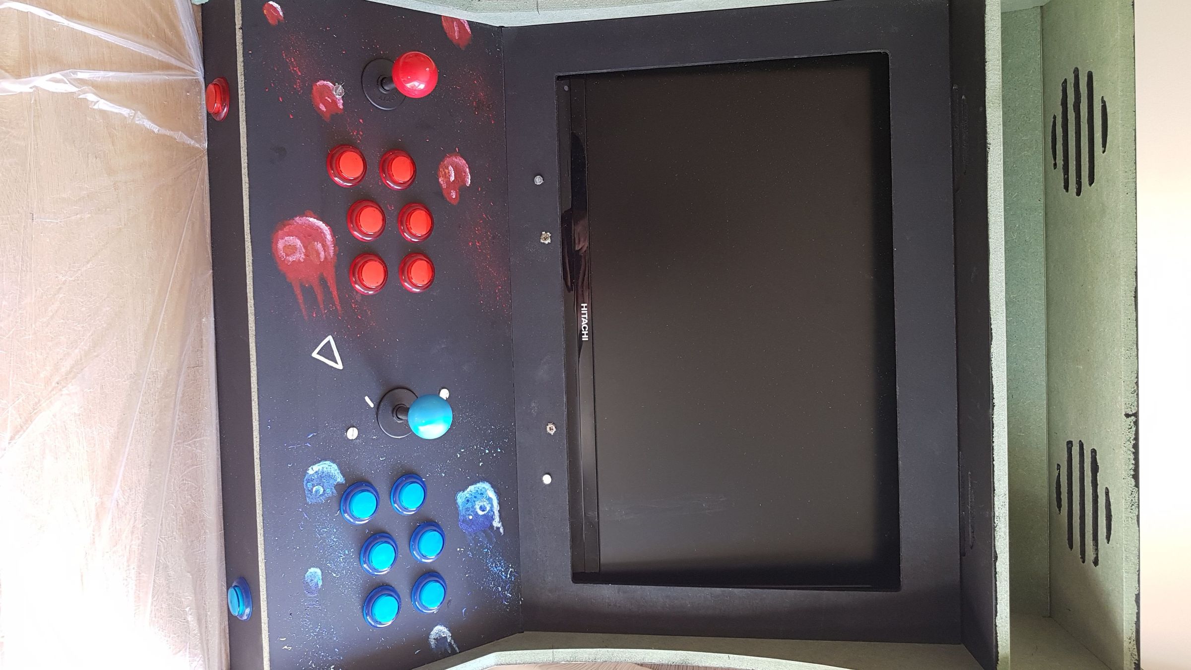Hand Painted Retro/Space Themed Arcade Cabinet : 6 Steps (with Pictures ...