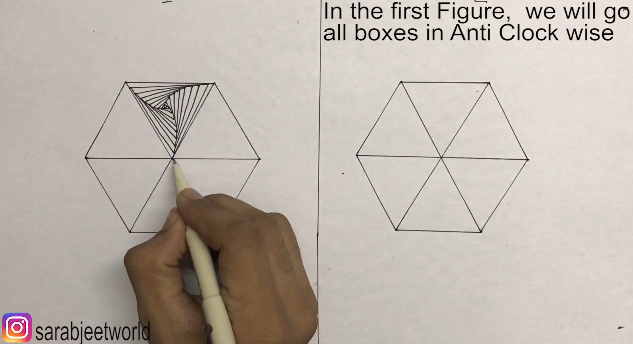 How to Draw the Best Zentangle Paradox Geometric Design for Beginners ...