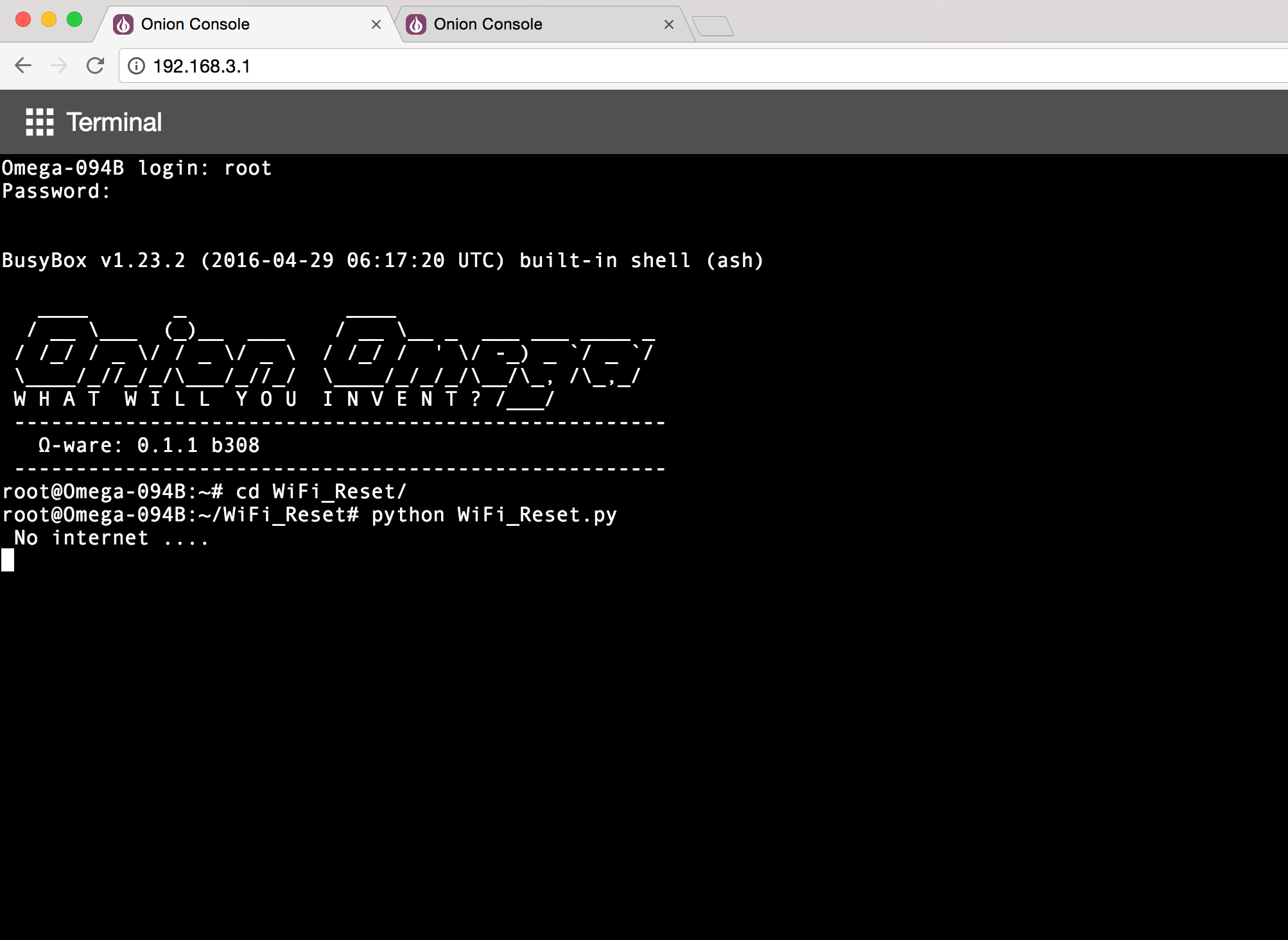 Smart WiFi Router Reboot Switch Using Onion Omega 2 & 1 : 4 Steps (with Pictures) - Instructables