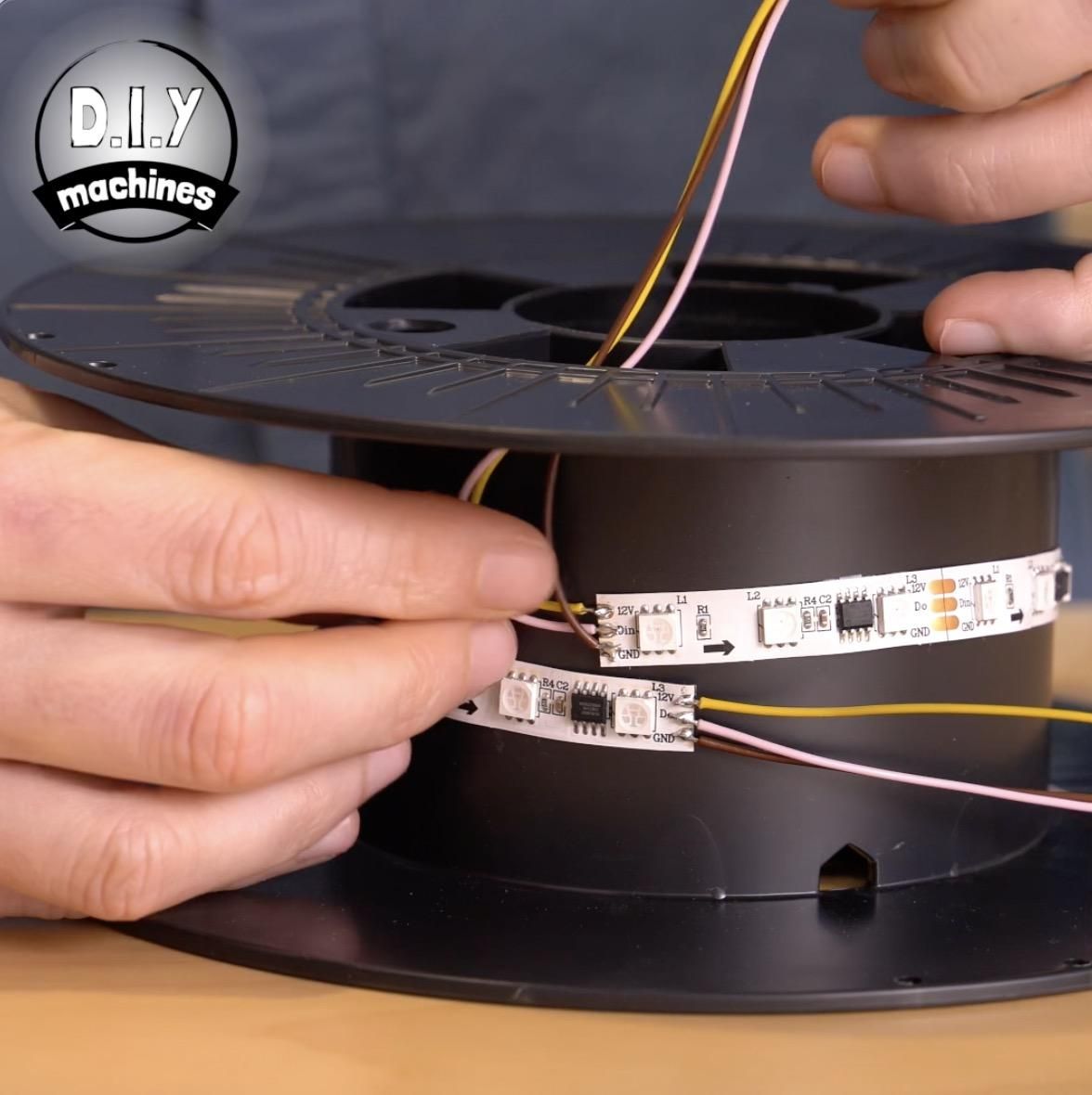 Recycled Spool Smart Lamp - With Sound Reactivity, MQTT, Hue & Alexa ...