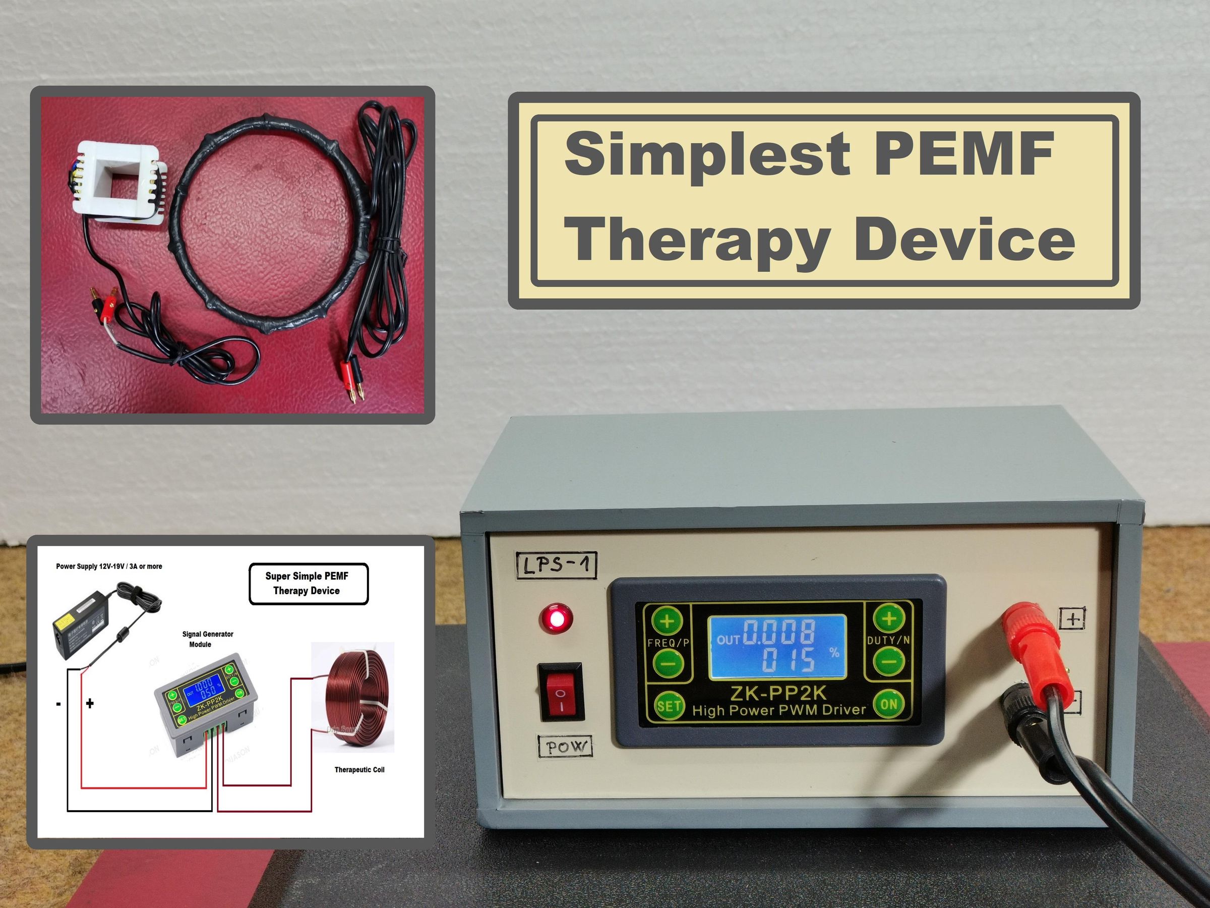 How to Build Simplest PEMF (Pulse Electomagnetic Field) Therapy Device ...