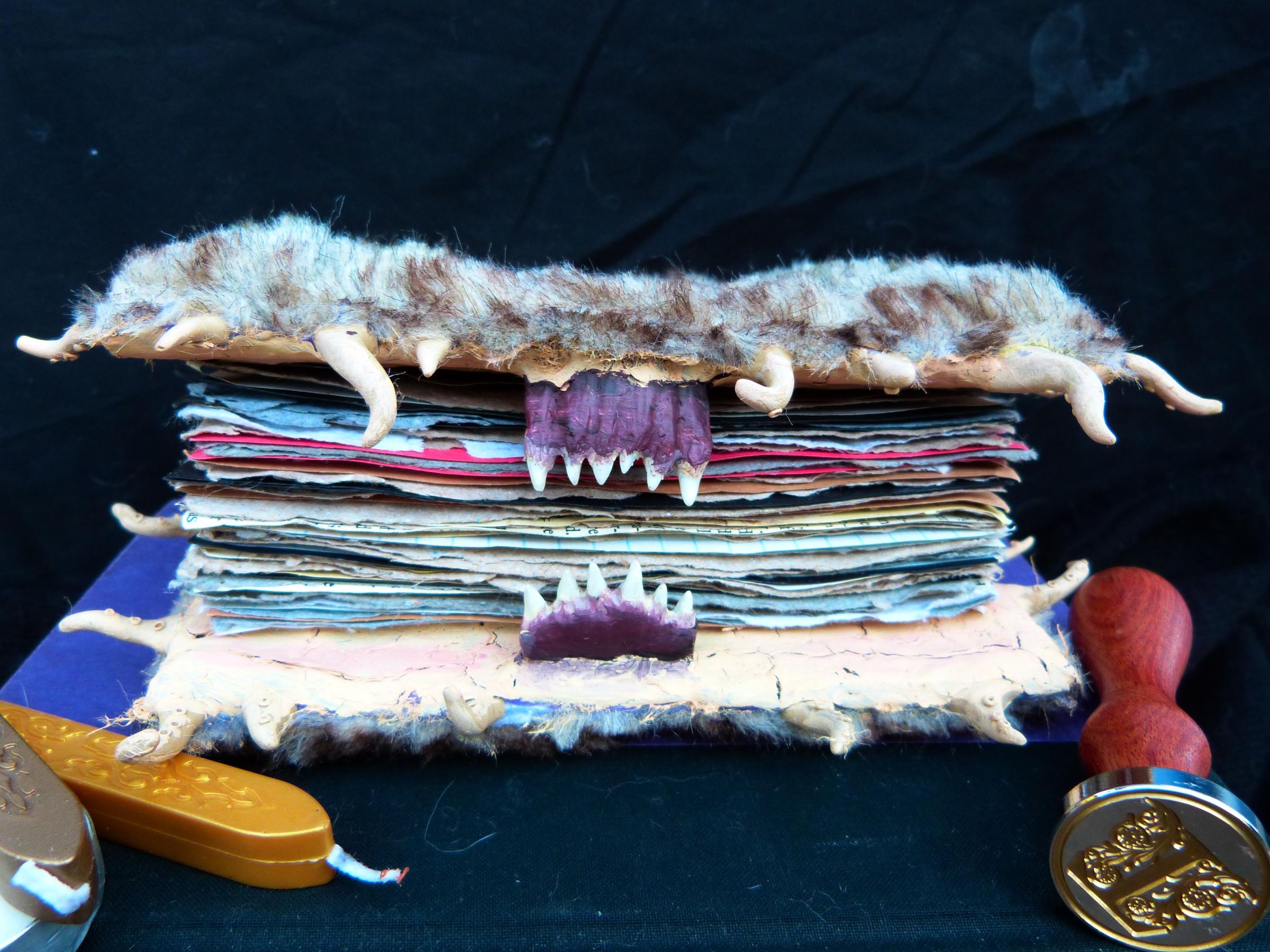 DIY Monster Book of Monsters Journal From Harry Potter : 8 Steps (with ...