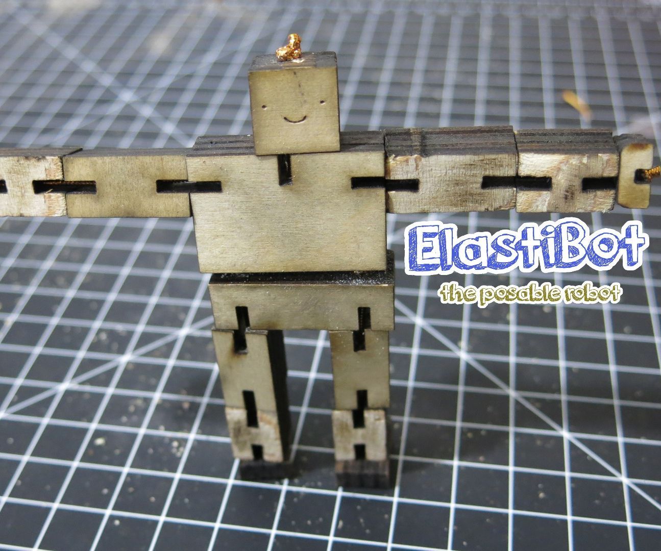 Elasti-Bot: the Posable Wooden Robot : 4 Steps - Instructables