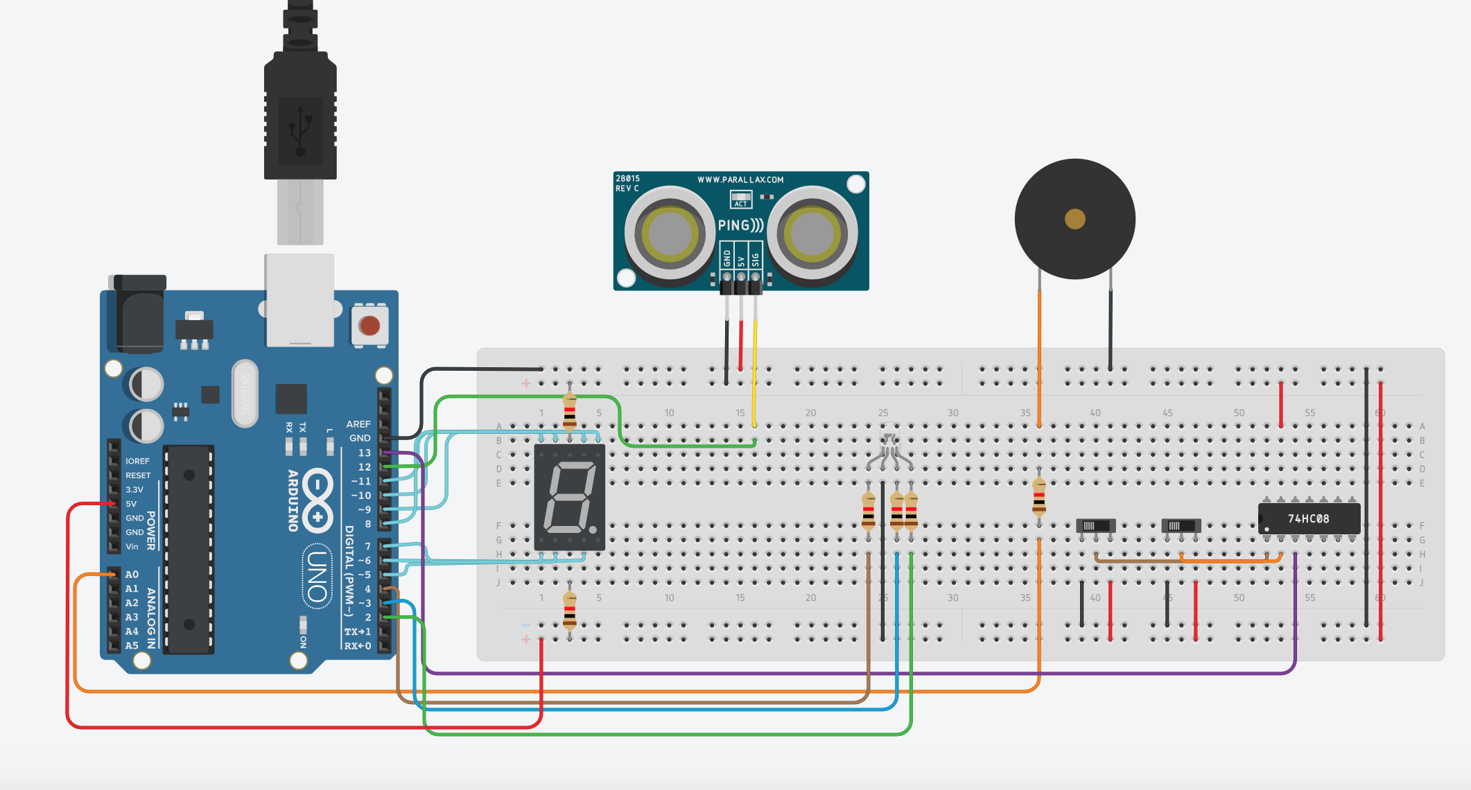 Distance Motion Sensor With Logic AND Gate : 17 Steps - Instructables