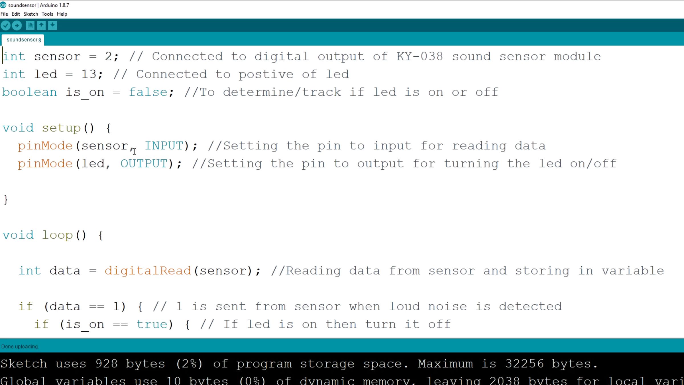 How to Use a Sound Sensor With Arduino : 5 Steps - Instructables