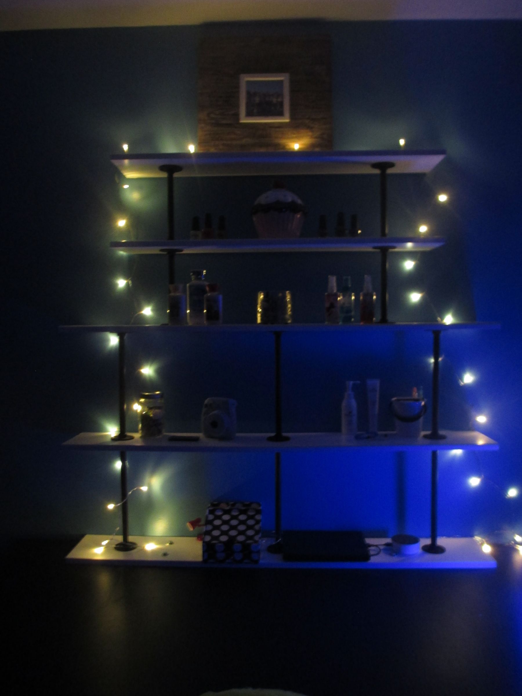 GLOWING 5 Tier Desktop Pipe Shelving : 13 Steps (with Pictures ...