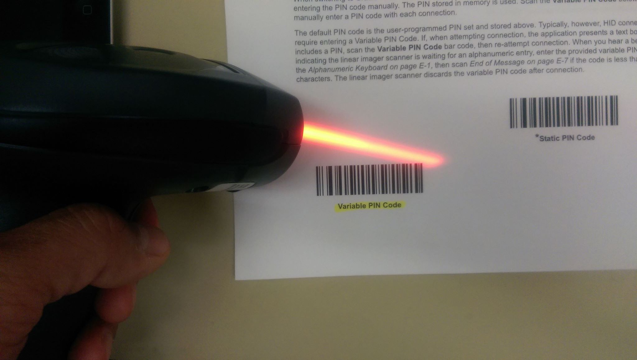 Pair a Motorola Bluetooth Bar Code Scanner With an IPad or IPhone : 9 ...