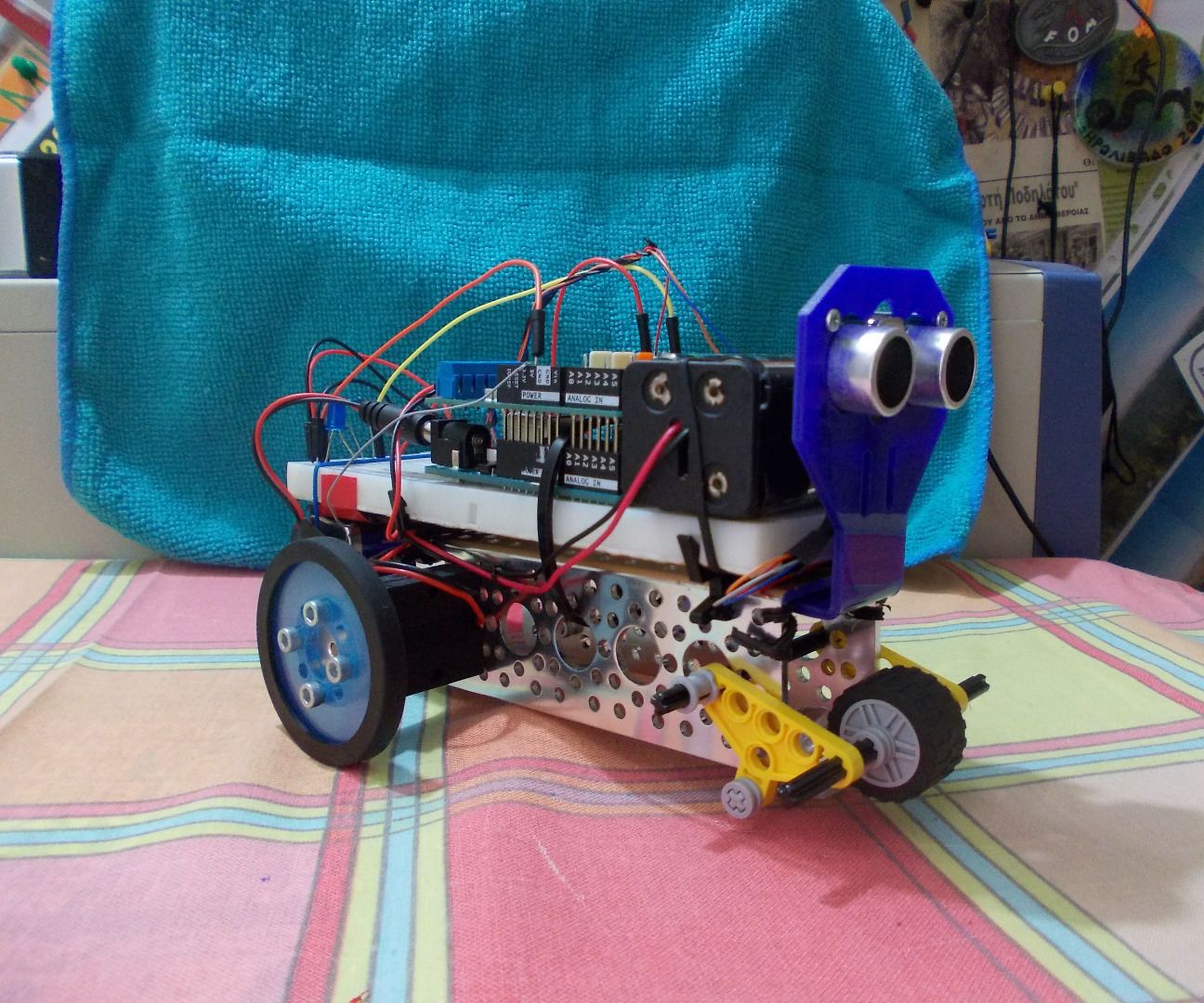 Actobitty 2 Wheel Object Avoidance Robot : 8 Steps - Instructables