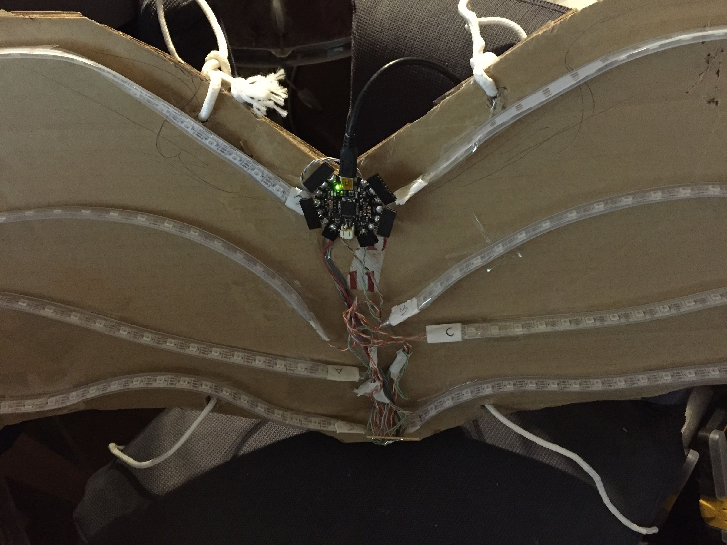 Neopixel Light Up Fire and Ice Wings : 4 Steps (with Pictures ...