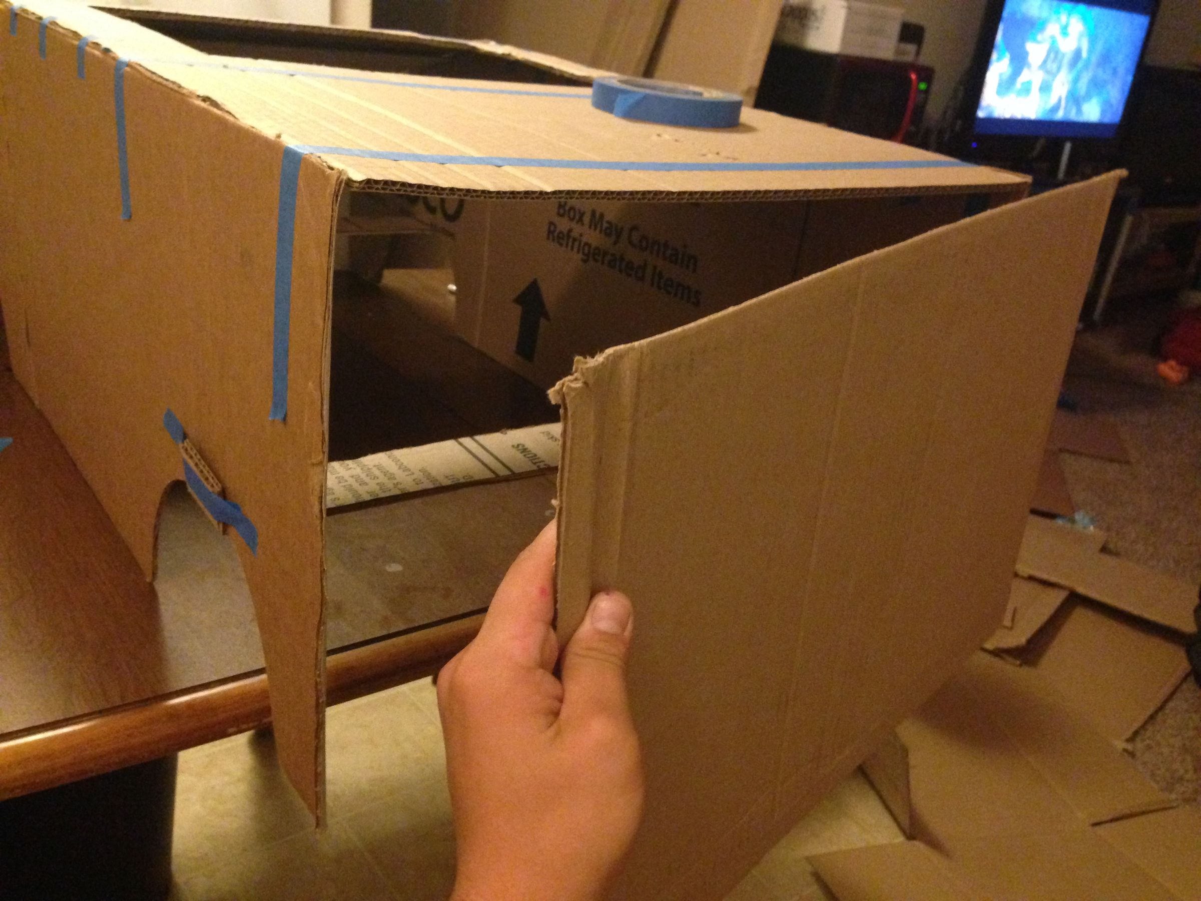 Making a Cardboard Mario Kart Frame : 20 Steps - Instructables