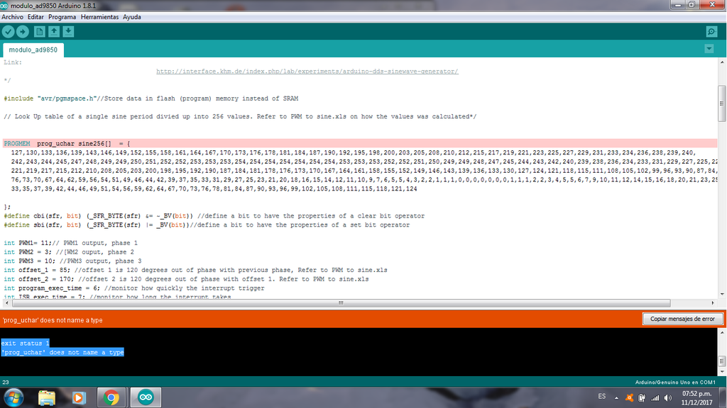 Arduino + AD9850 30MHZ DDS Signal Generator in 12$ : 4 Steps ...