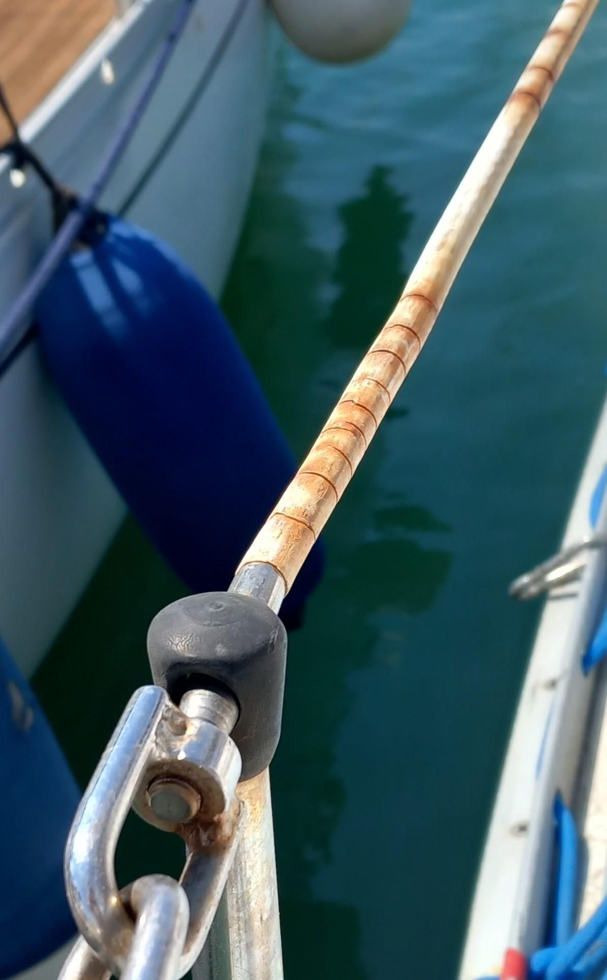 Refurbishing Sailboat Safety Lines : 4 Steps (with Pictures ...