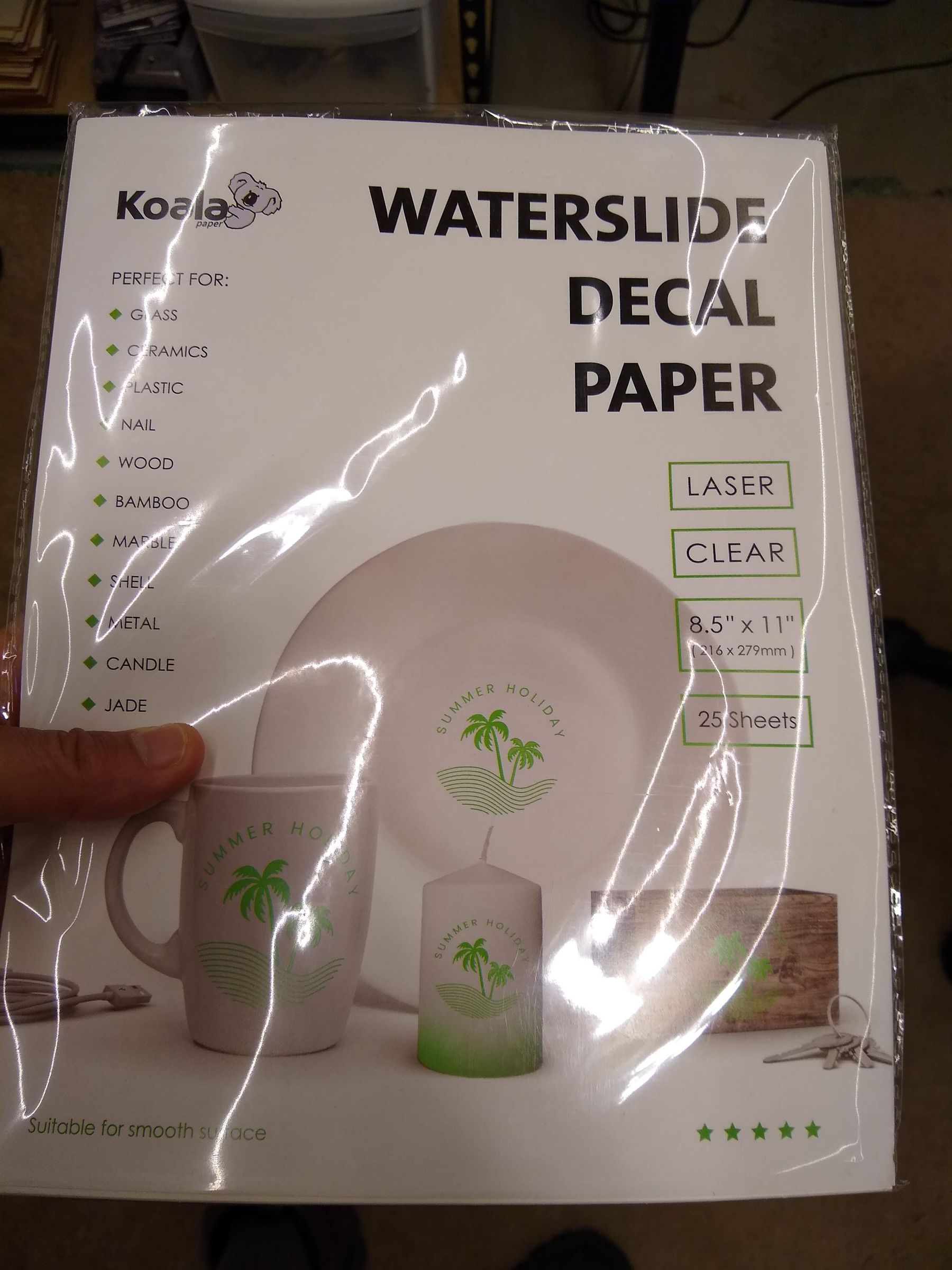 DIY Ceramic Decals From Your Laser Printer (Update: and Magnetic Tape ...