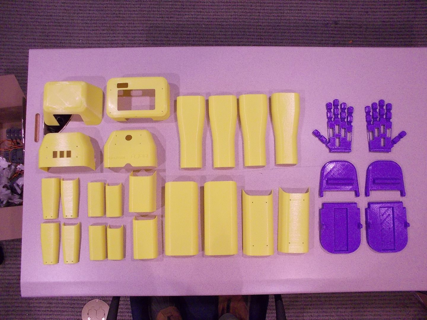 ASPIR: Full-Size 3D-Printed Humanoid Robot : 80 Steps (with Pictures ...