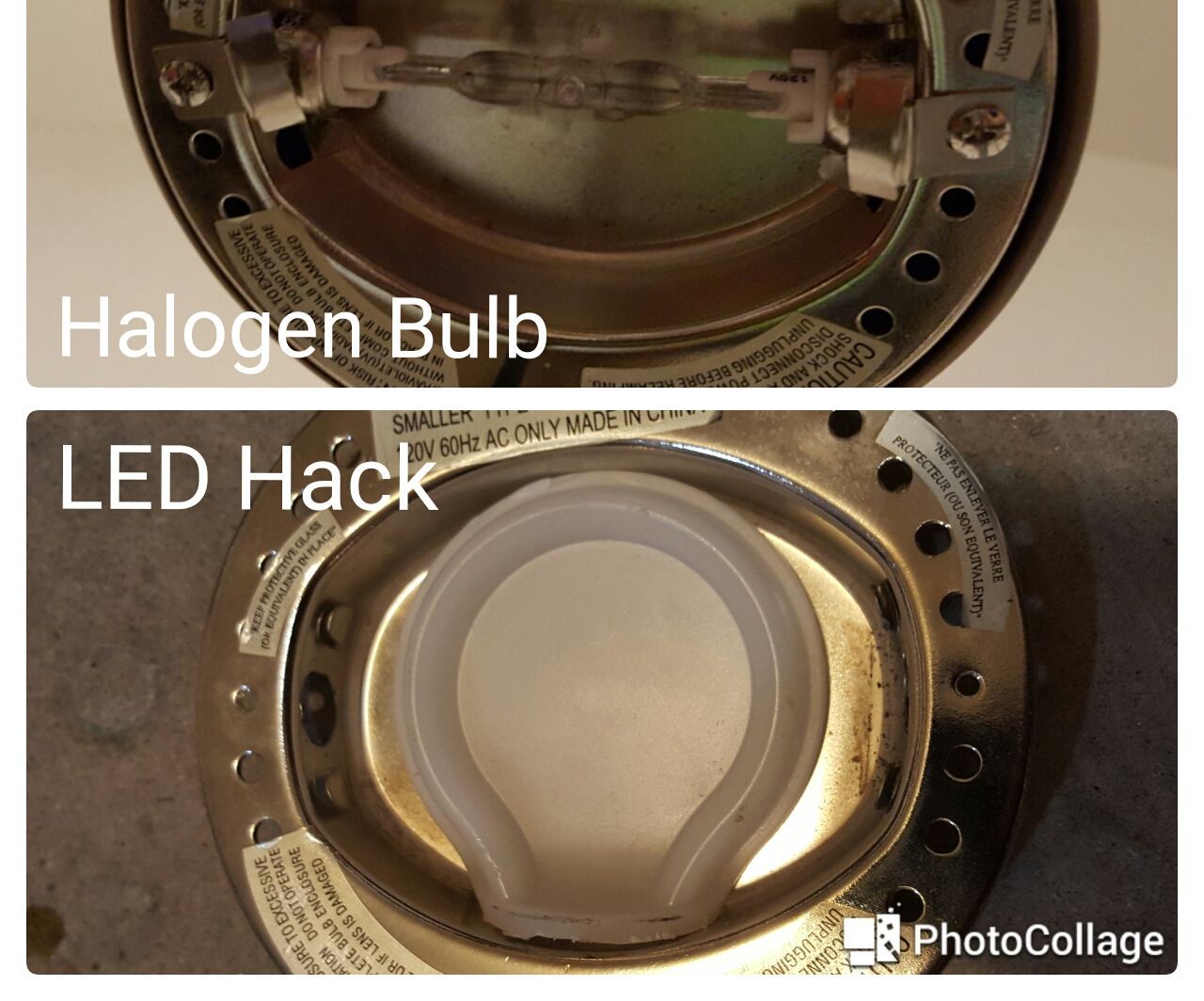 LED Hack to Replace Halogen Lamp Bulb : 13 Steps (with Pictures ...