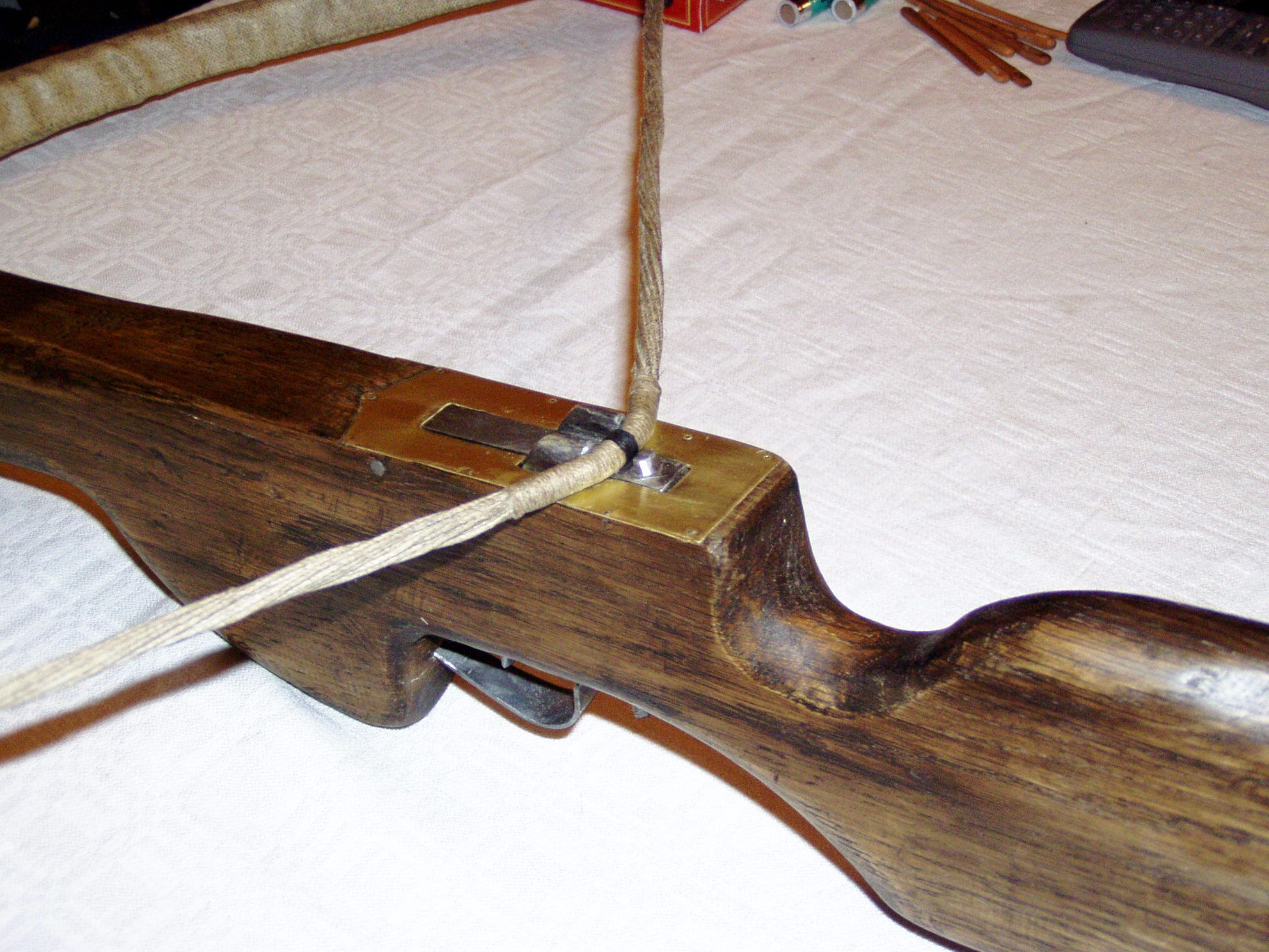 Crossbow With Wooden Stock and Rattan Bow : 5 Steps (with Pictures ...