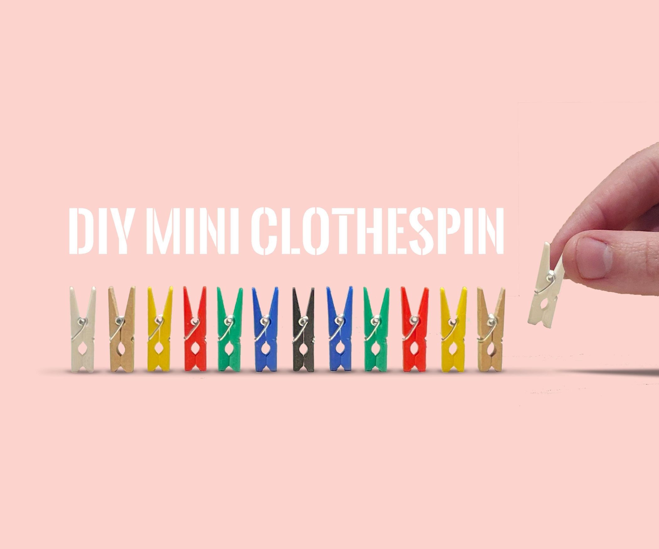 DIY Mini Clothespin : 5 Steps (with Pictures) - Instructables