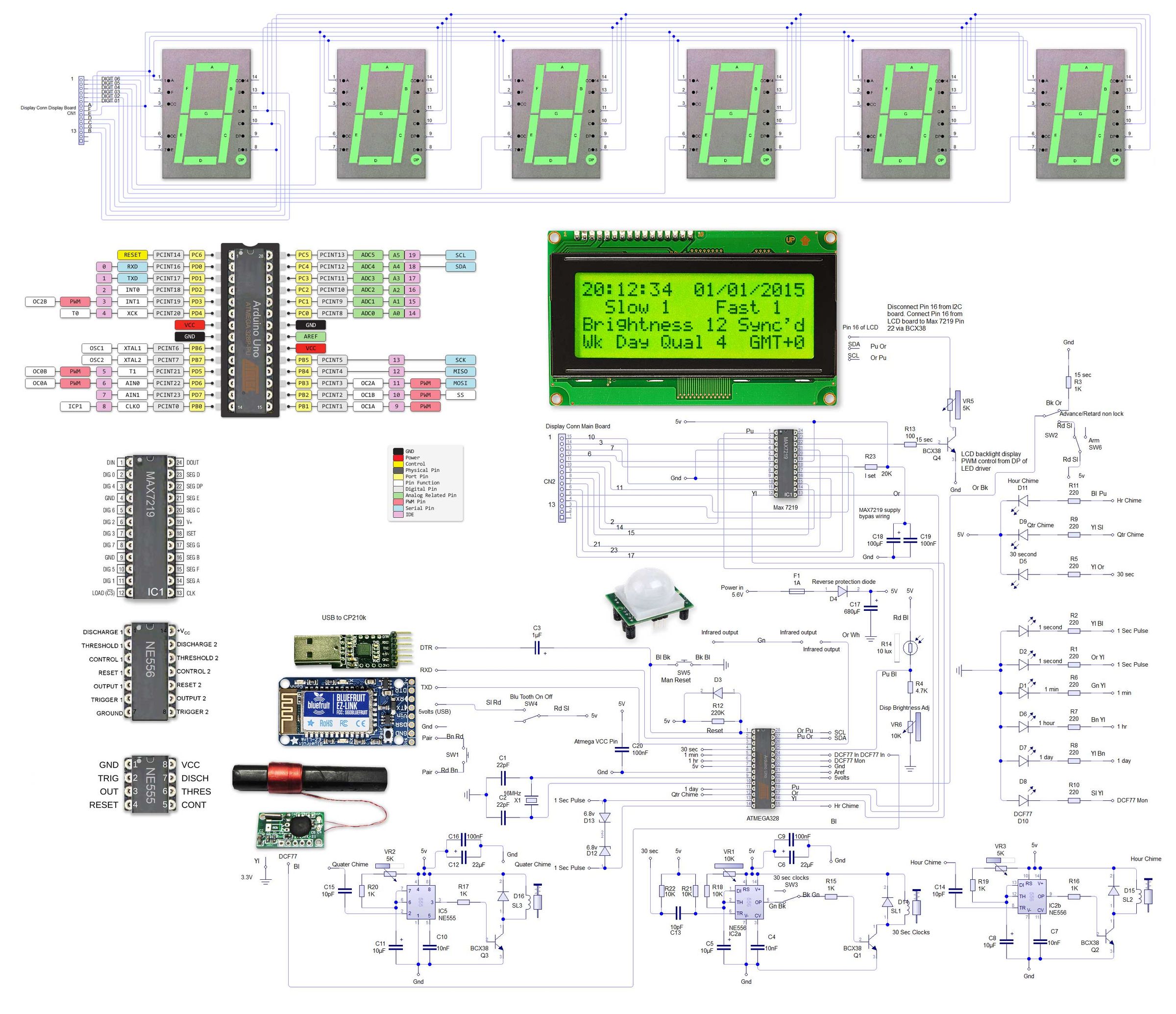 Arduino DCF77 Master Wall Clock : 12 Steps (with Pictures) - Instructables