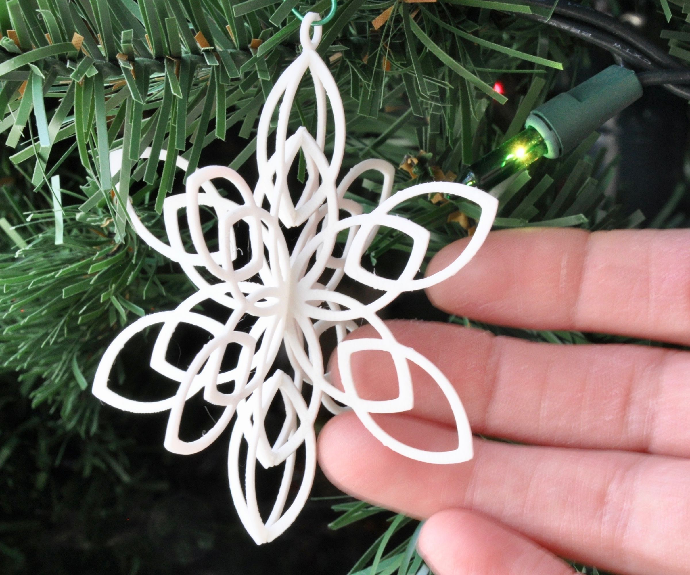 How to Make a 3D Printed 6 Pointed Snowflake : 8 Steps (with Pictures ...