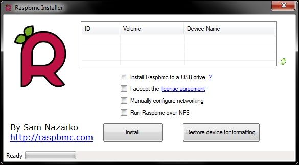 Raspbmc Browser