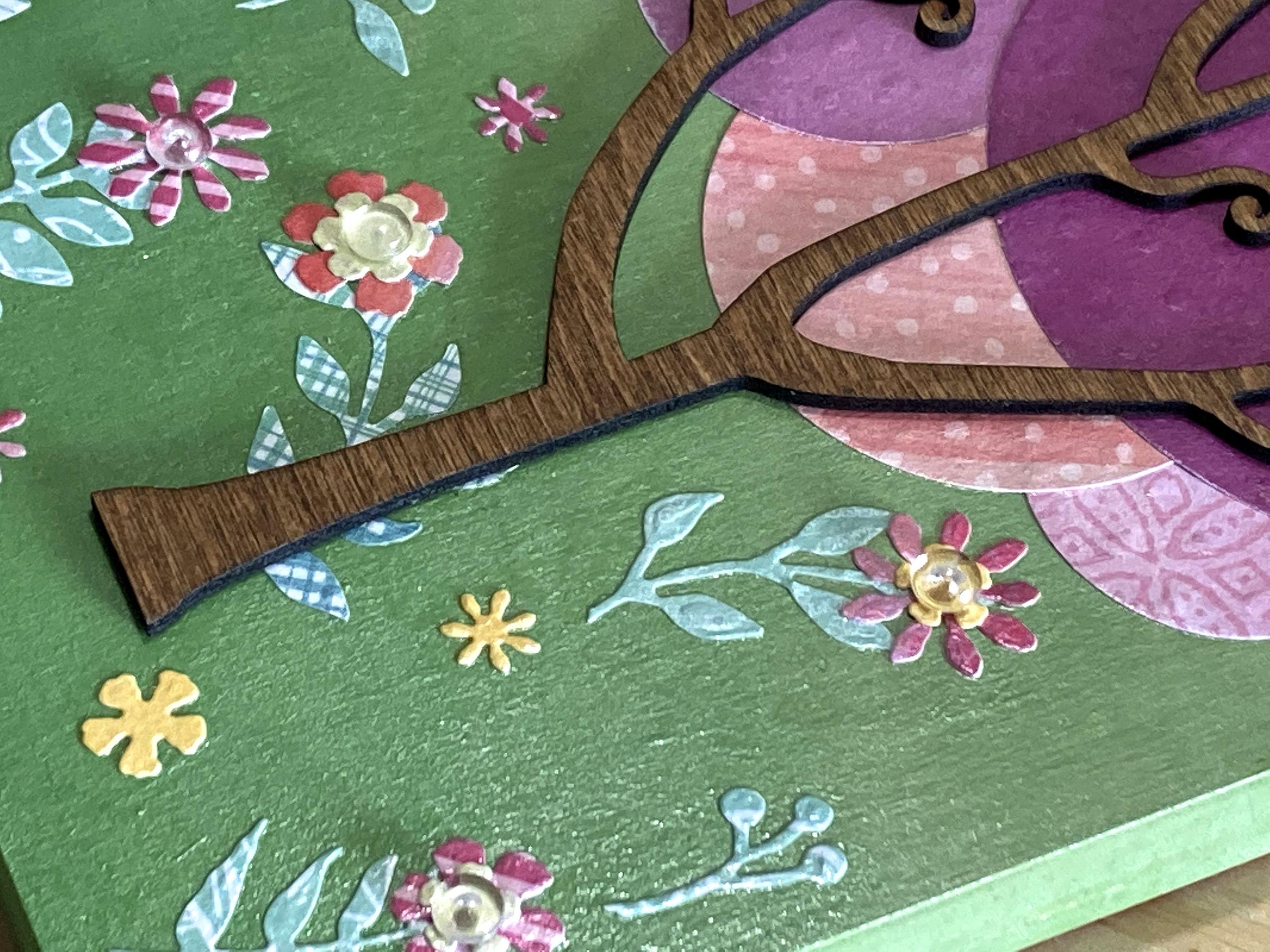 Mixed Media Summer Circle Tree Art : 15 Steps (with Pictures ...