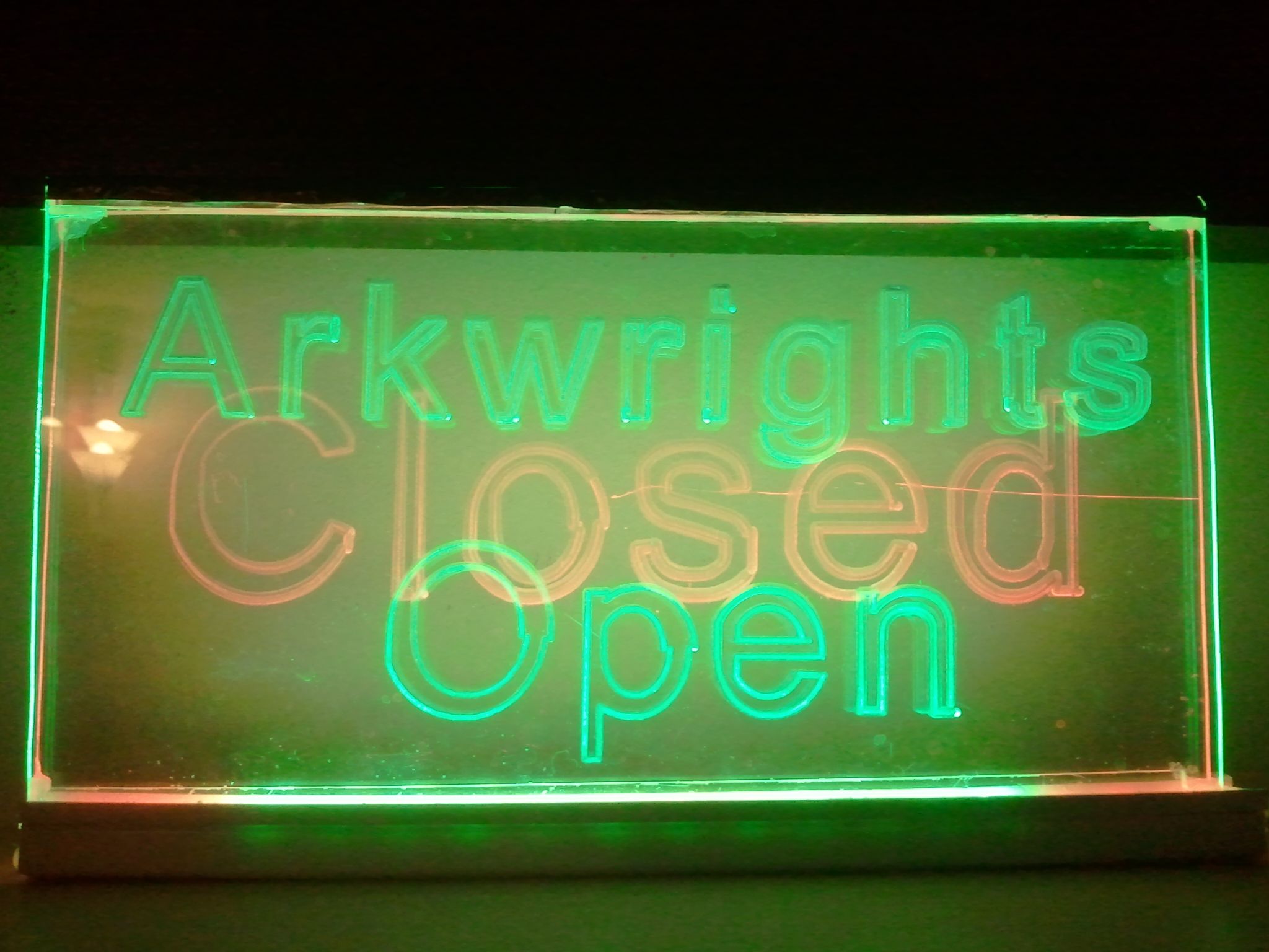 A Quick and Easy Edge Lit Sign - Instructables