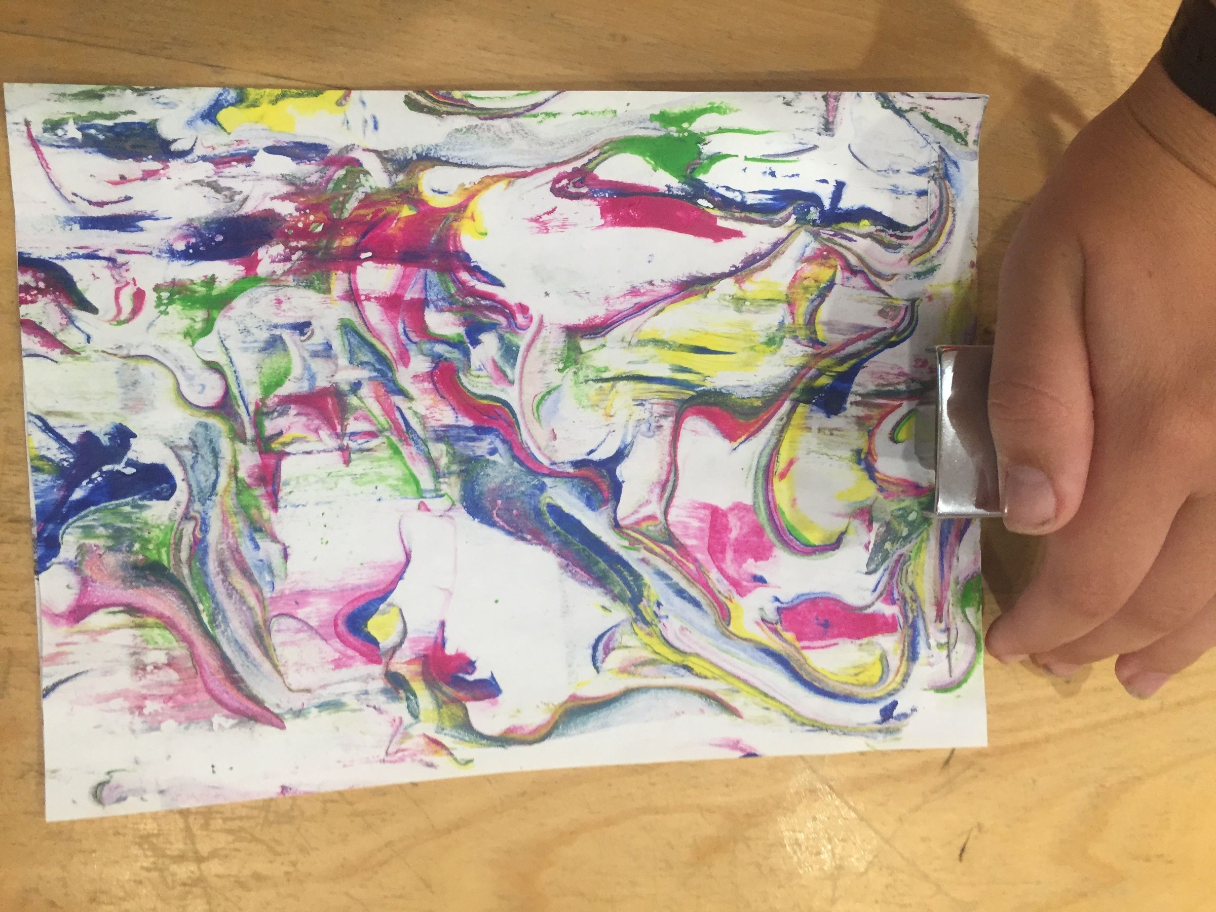 Shaving Cream Marble Art Notebook : 8 Steps - Instructables