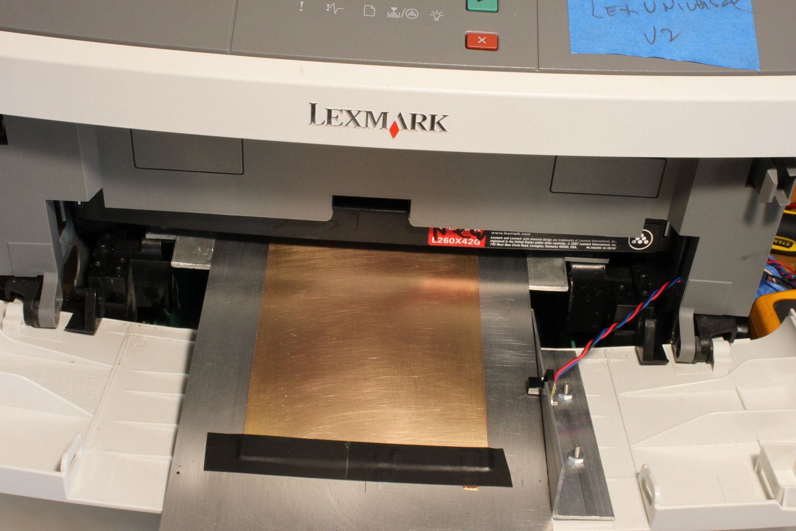 Modification of the Lexmark E260 Laser Printer for Direct Laser ...