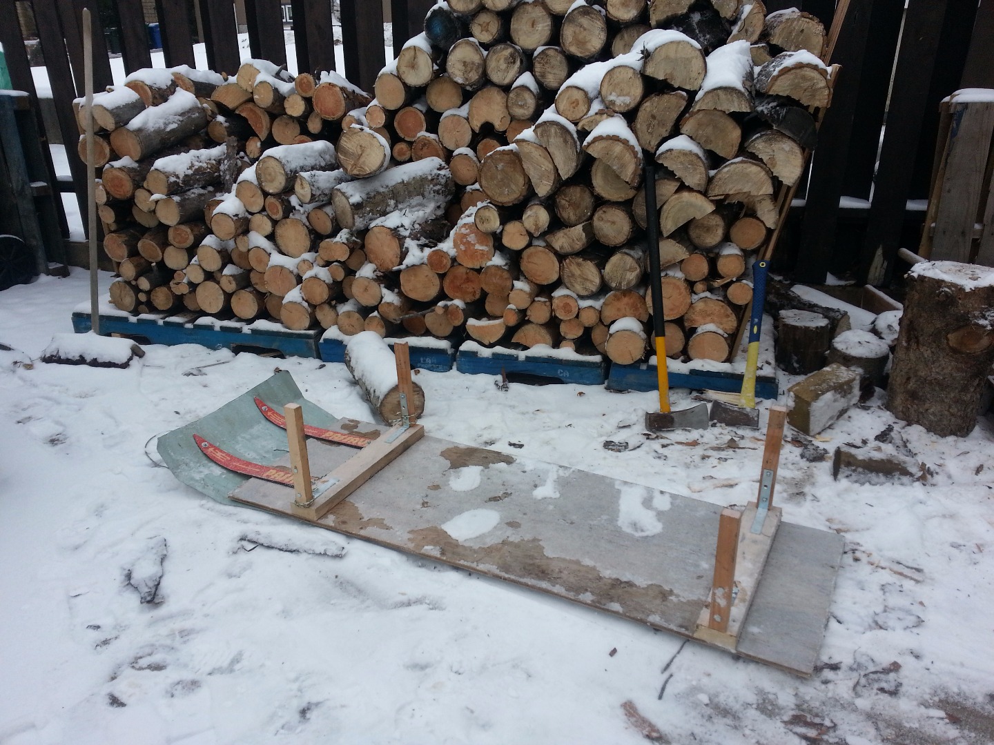 Firewood Sled : 8 Steps (with Pictures) - Instructables