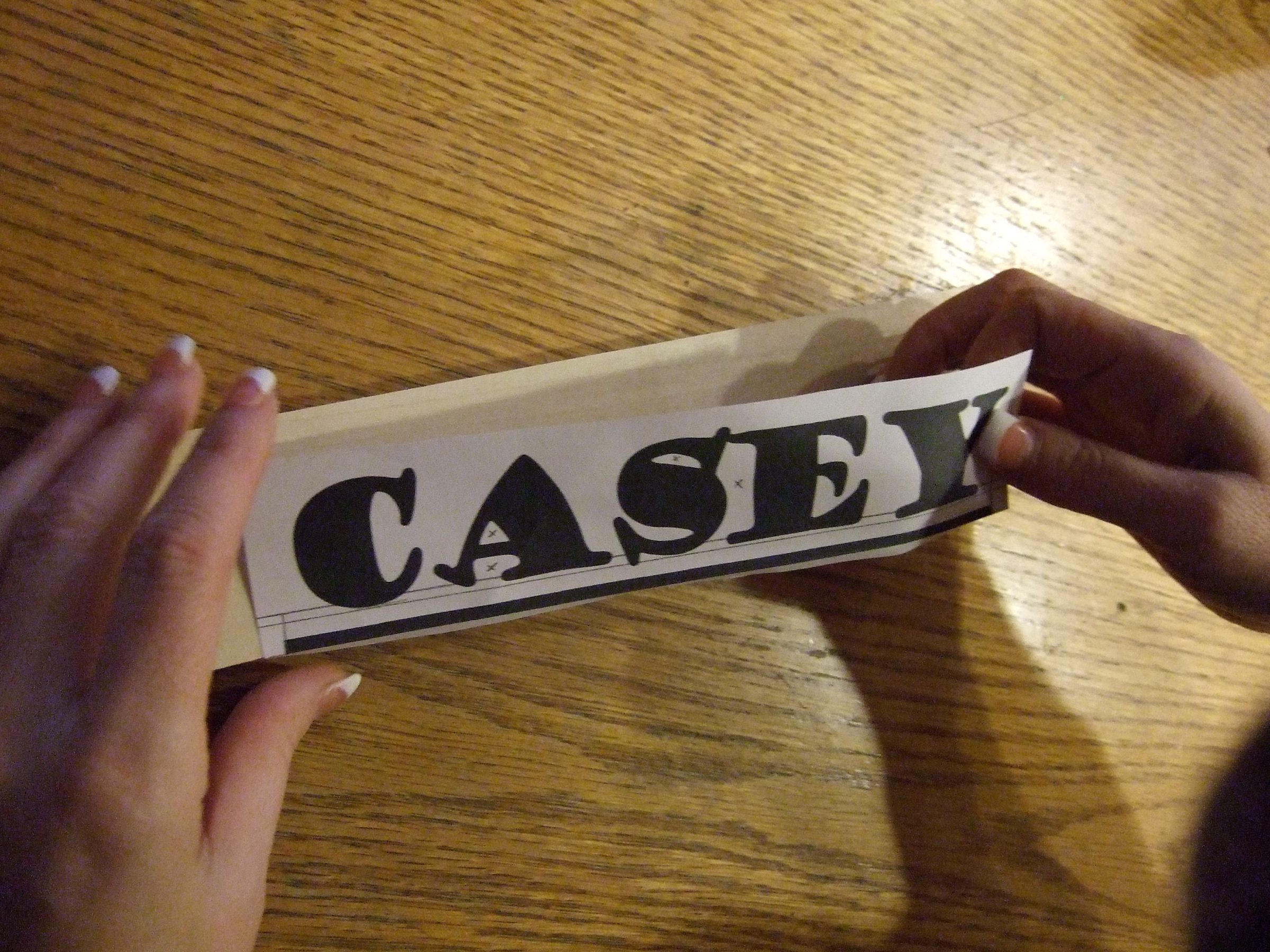Creating Wooden Name Signs : 8 Steps (with Pictures) - Instructables