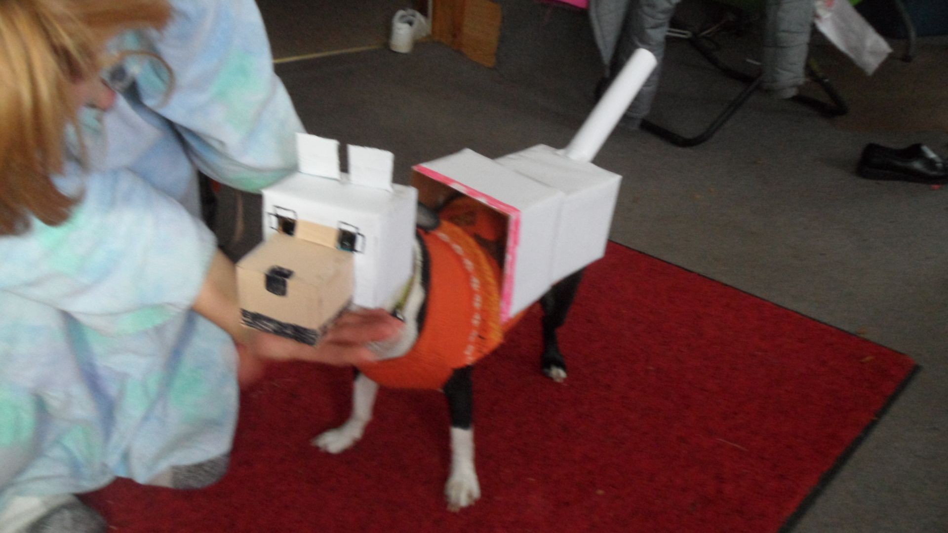 How to Make a Minecraft Wolf Dog Costume : 7 Steps - Instructables