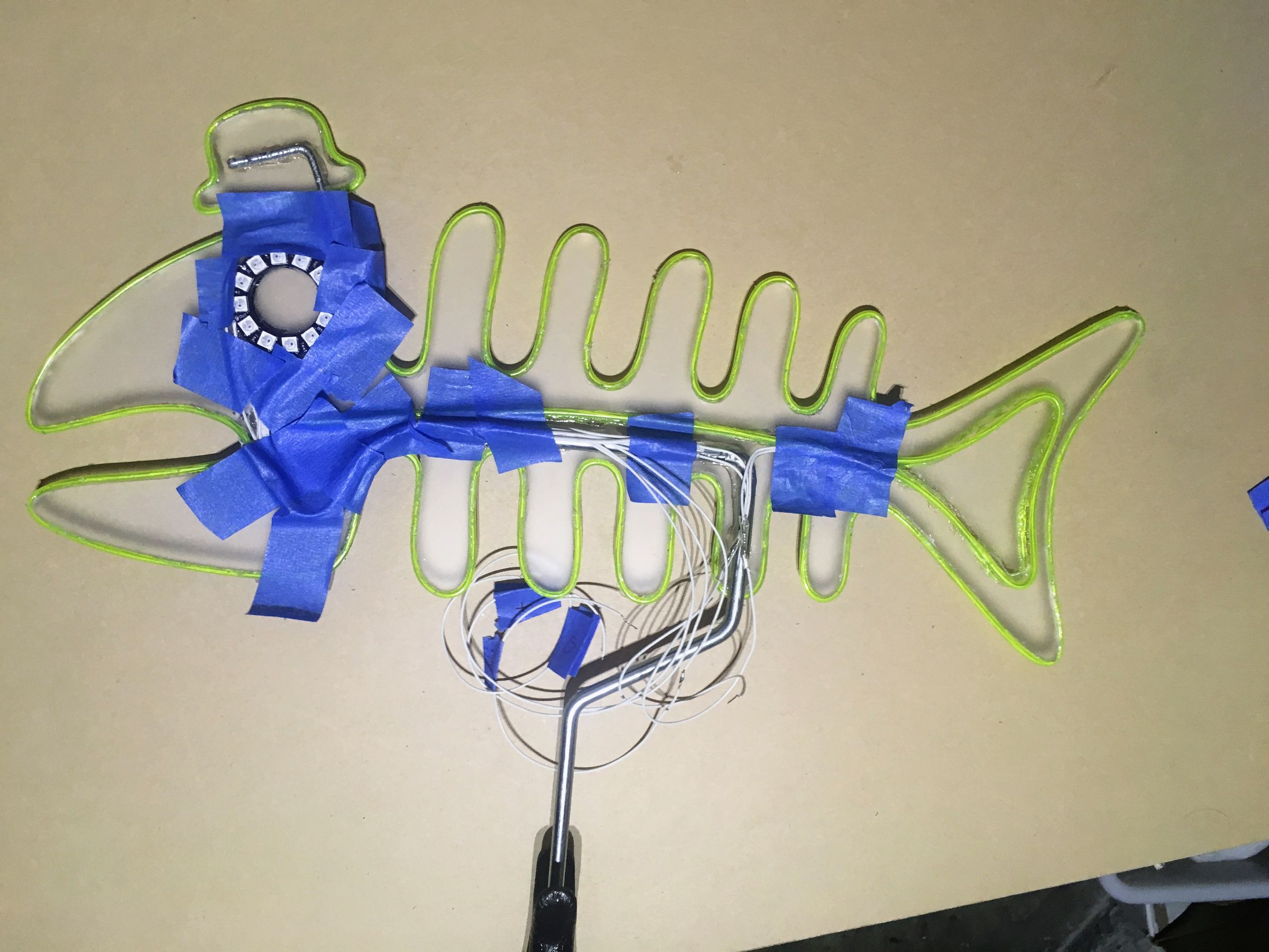 EL Wire Fish With LED Eyes : 13 Steps (with Pictures) - Instructables