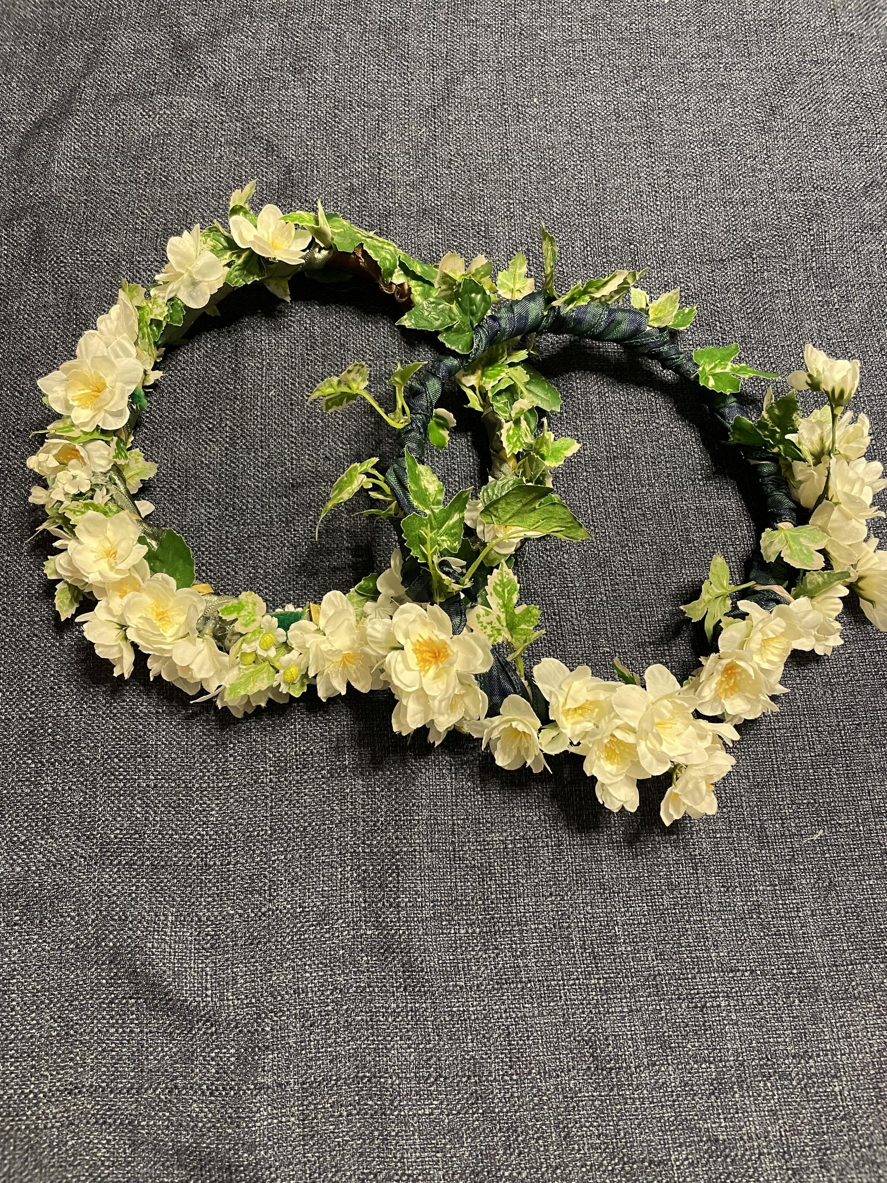 Easy Flower Head Wreath- Quick, No Glue : 7 Steps (with Pictures ...