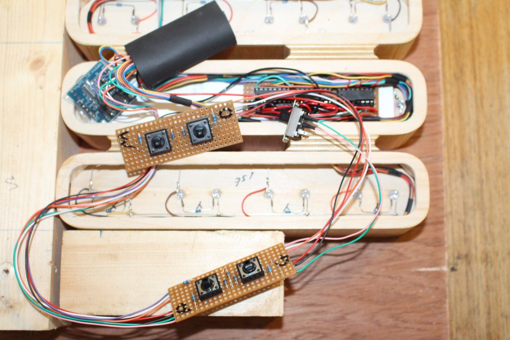 Berlin Clock, Arduino Nano, DS1307 Real Time Clock. 74HC595N 8 Bit Shift Register. : 5 Steps ...